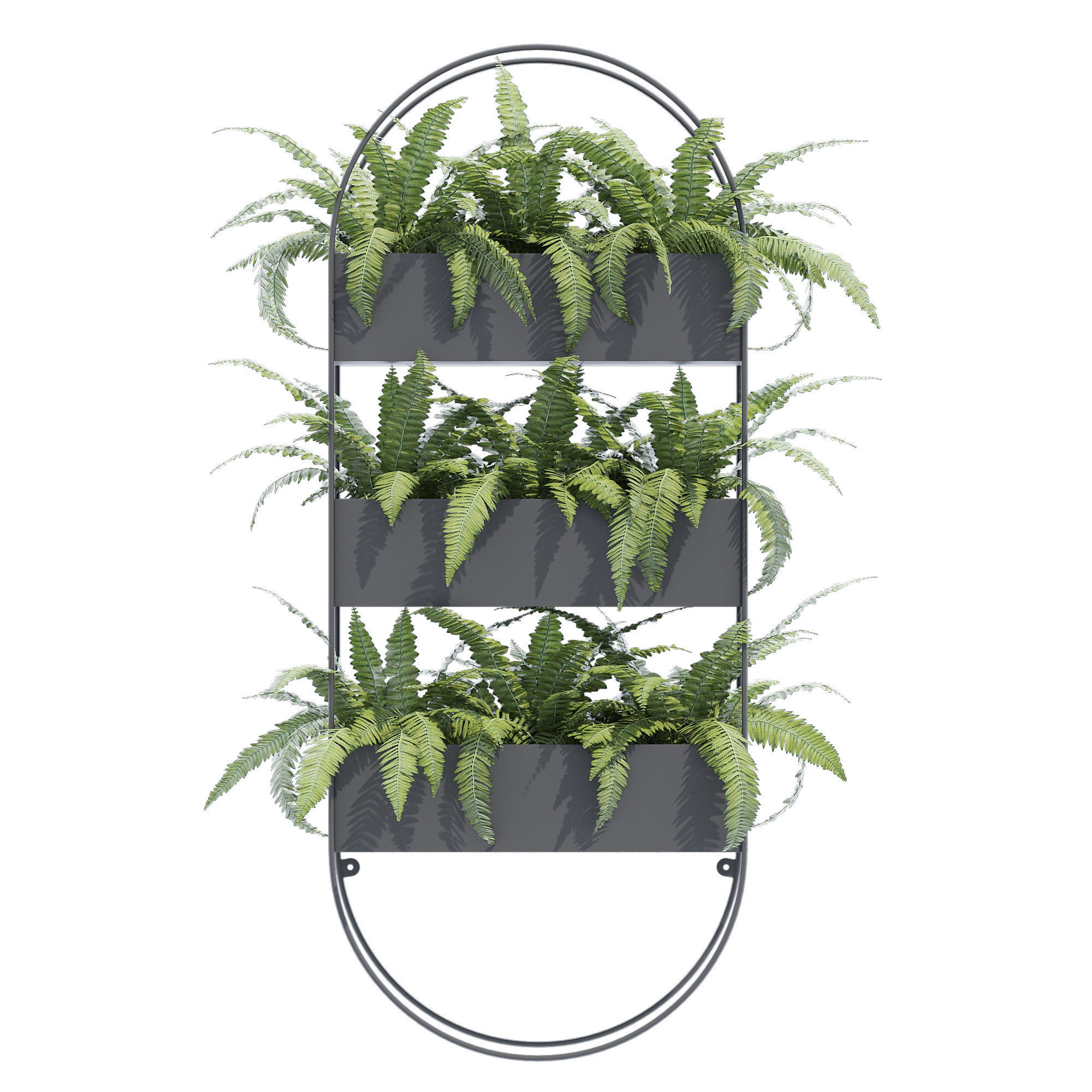 Vertical Wall Garden Planter 3D model | CGTrader