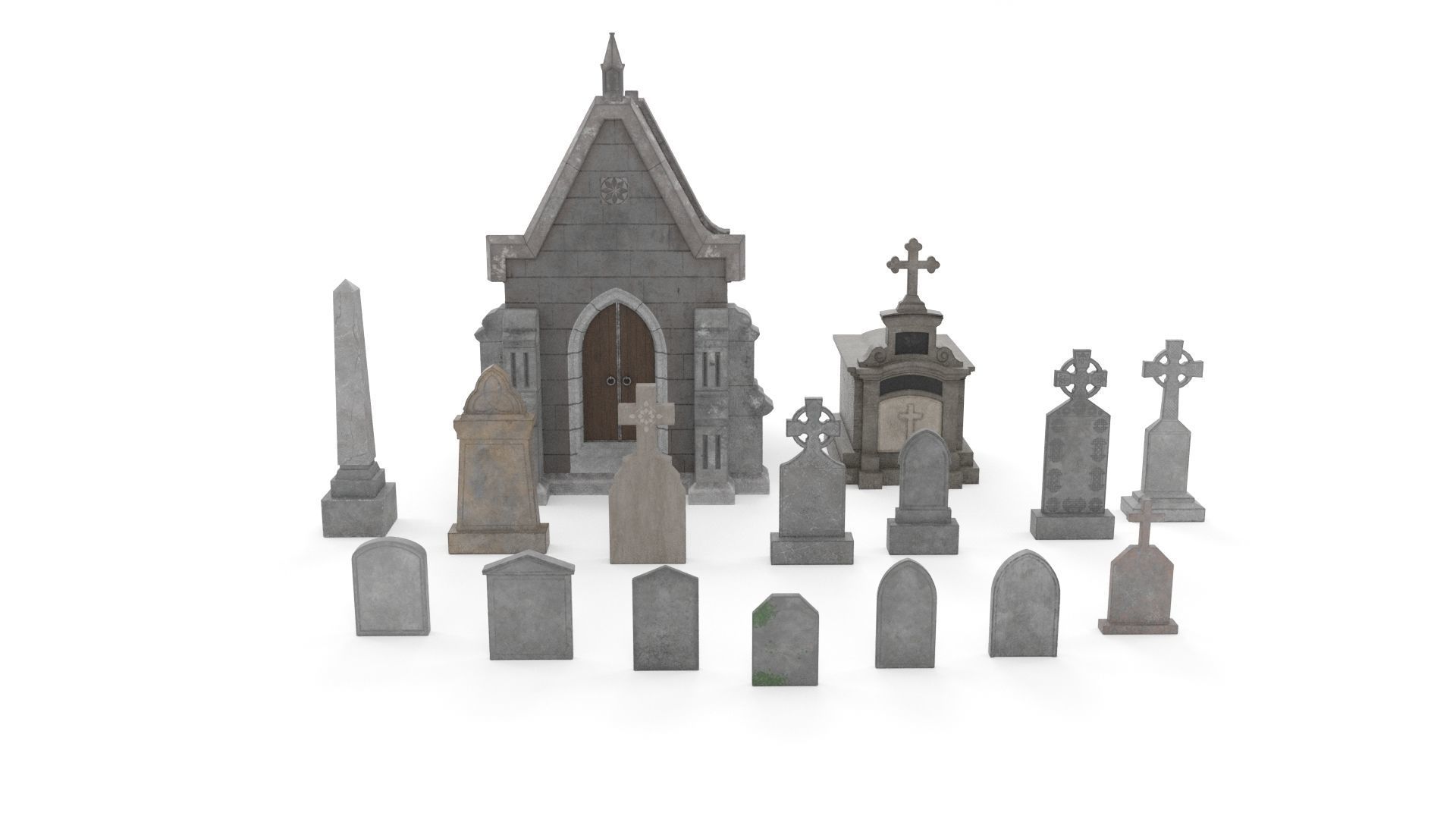 Medieval Cemetery 3D model | CGTrader