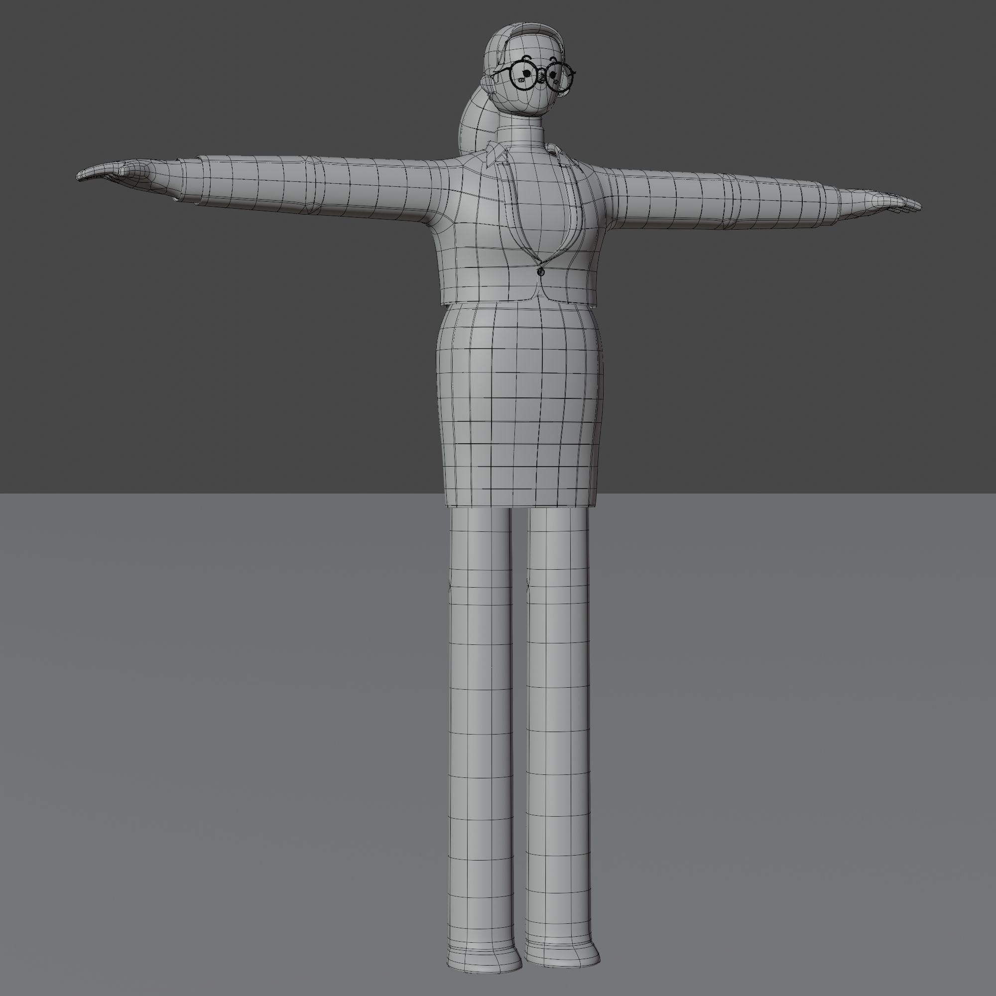 Miss Orange 3D model | CGTrader