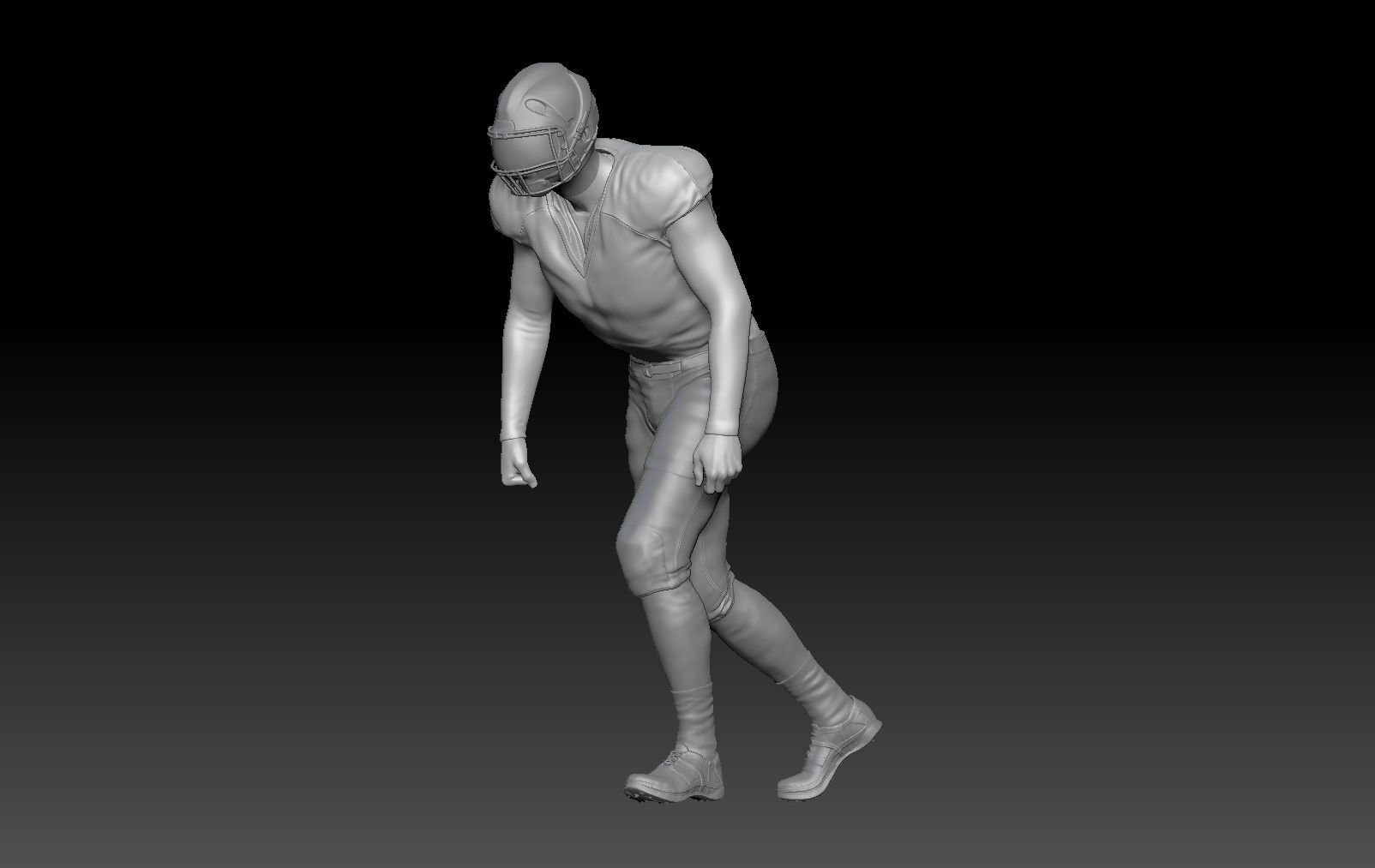 NFL PLAYER WIDE RECEIVER 3D model 3D printable | CGTrader