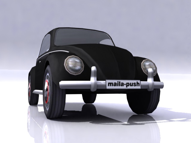 VW Beetle Split Window 3D model | CGTrader