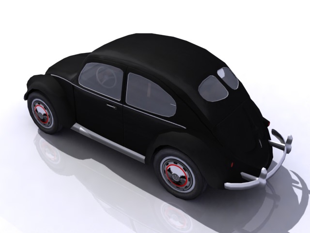 VW Beetle Split Window 3D model | CGTrader