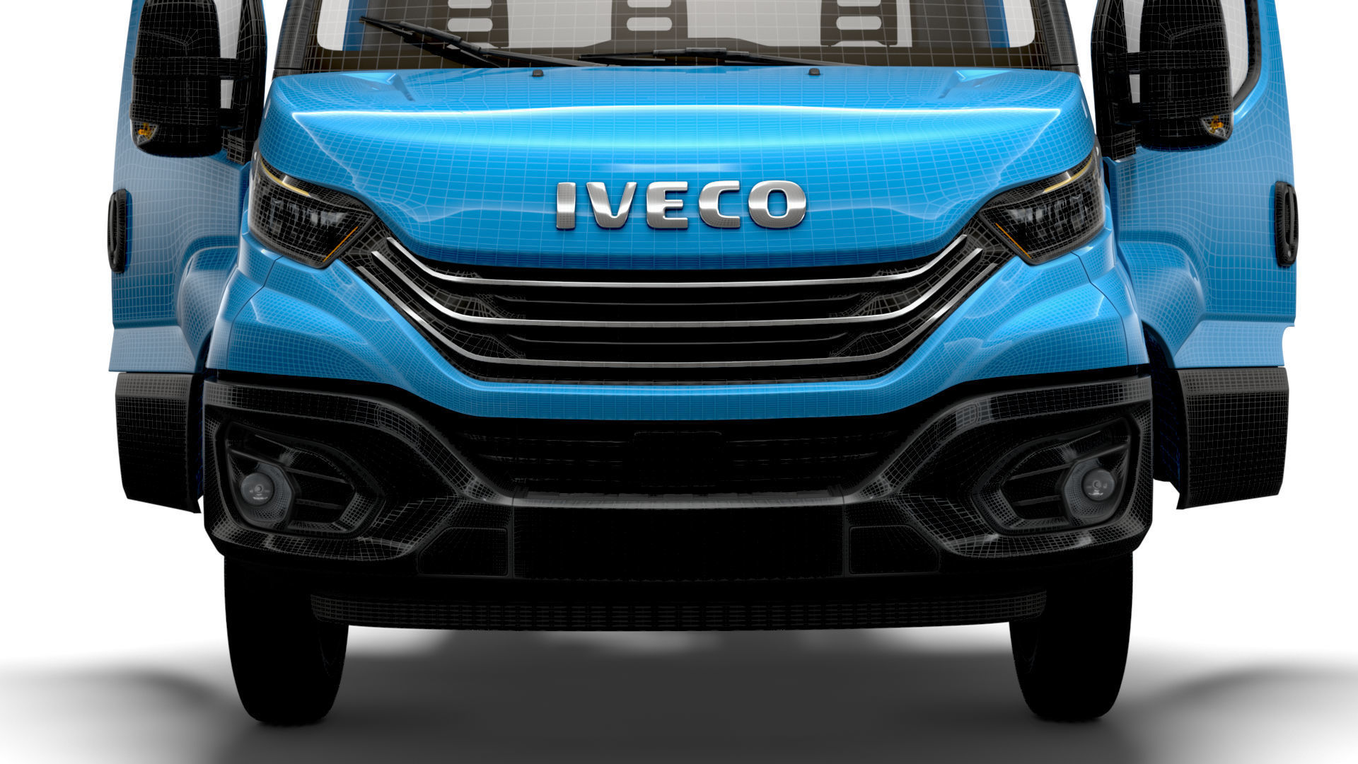 Iveco Daily Single Cab HQ Interior L1 Chassis 2023 3D model | CGTrader