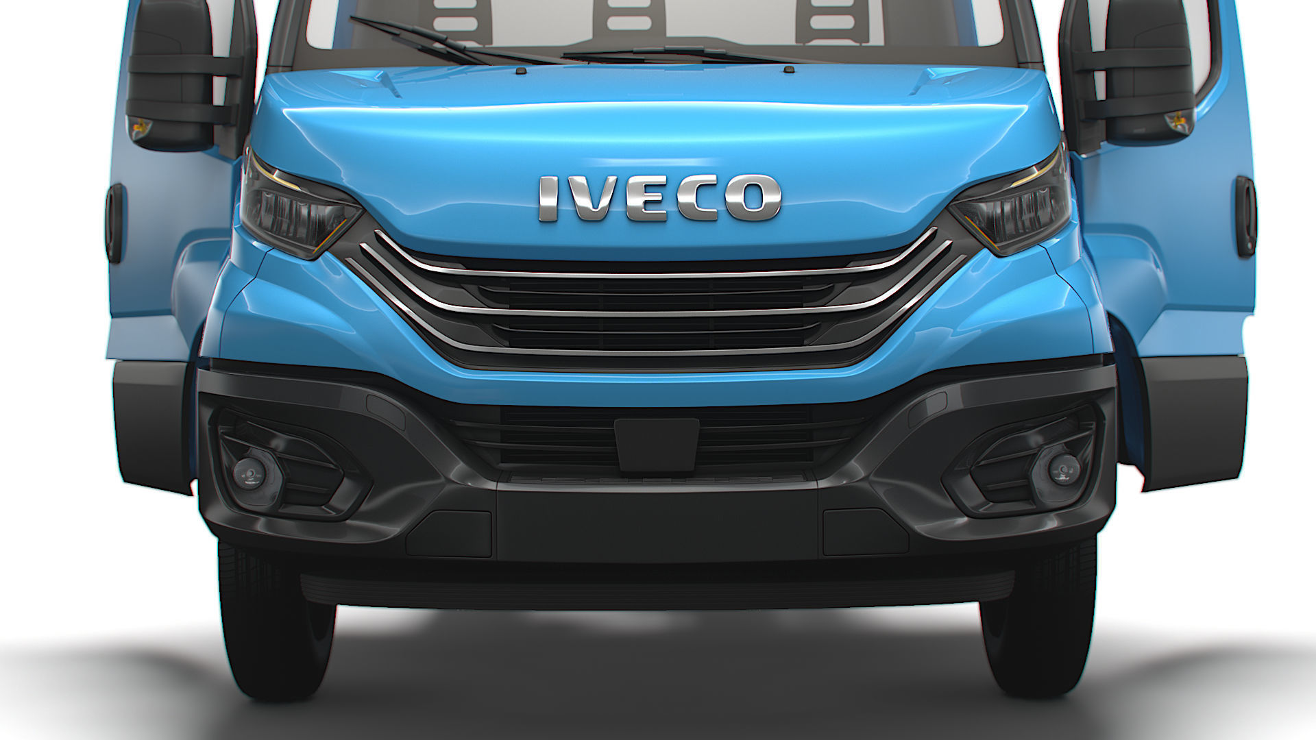 Iveco Daily Single Cab HQ Interior L1 Chassis 2023 3D model | CGTrader