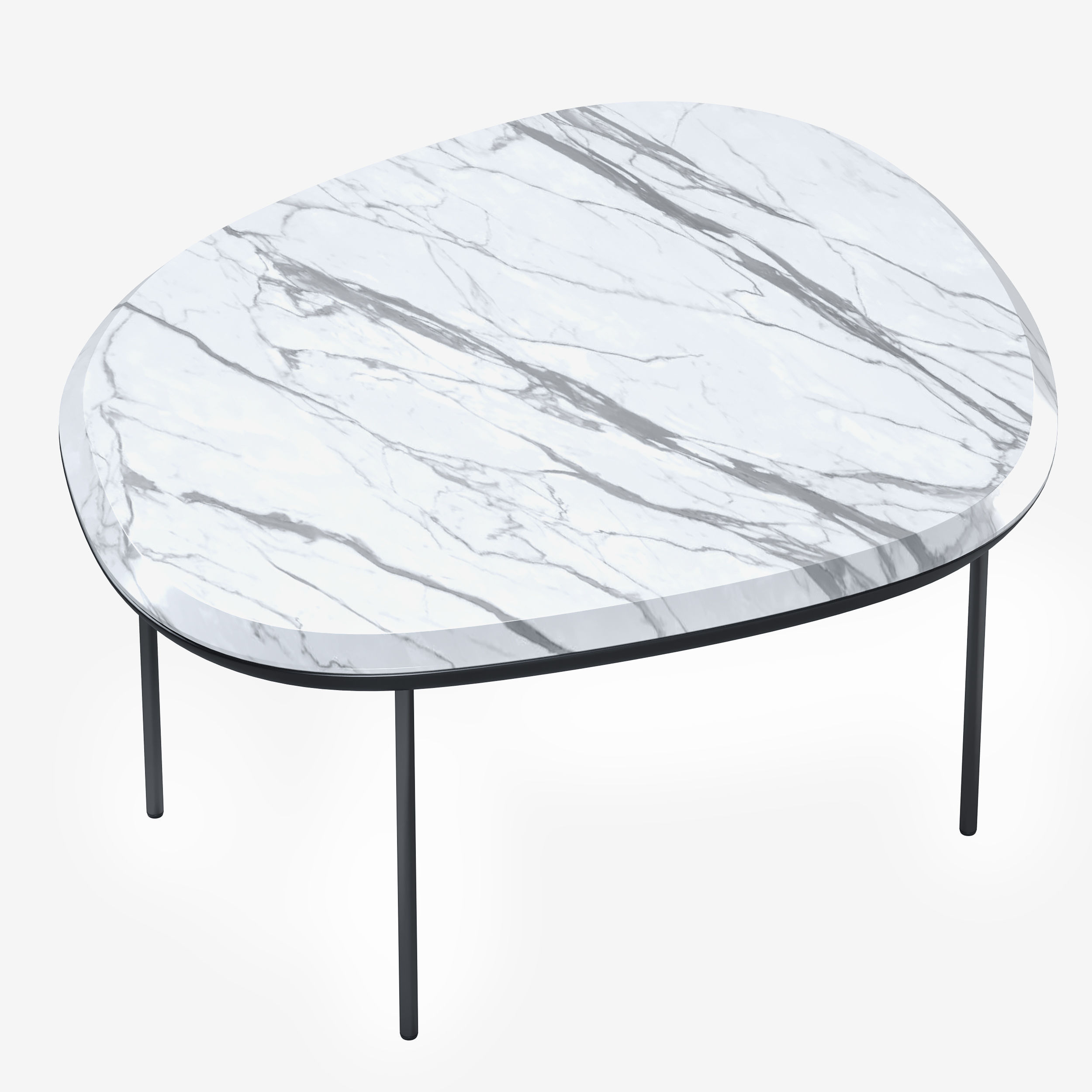 Pebble Low Tables By Living Divani 3D model | CGTrader