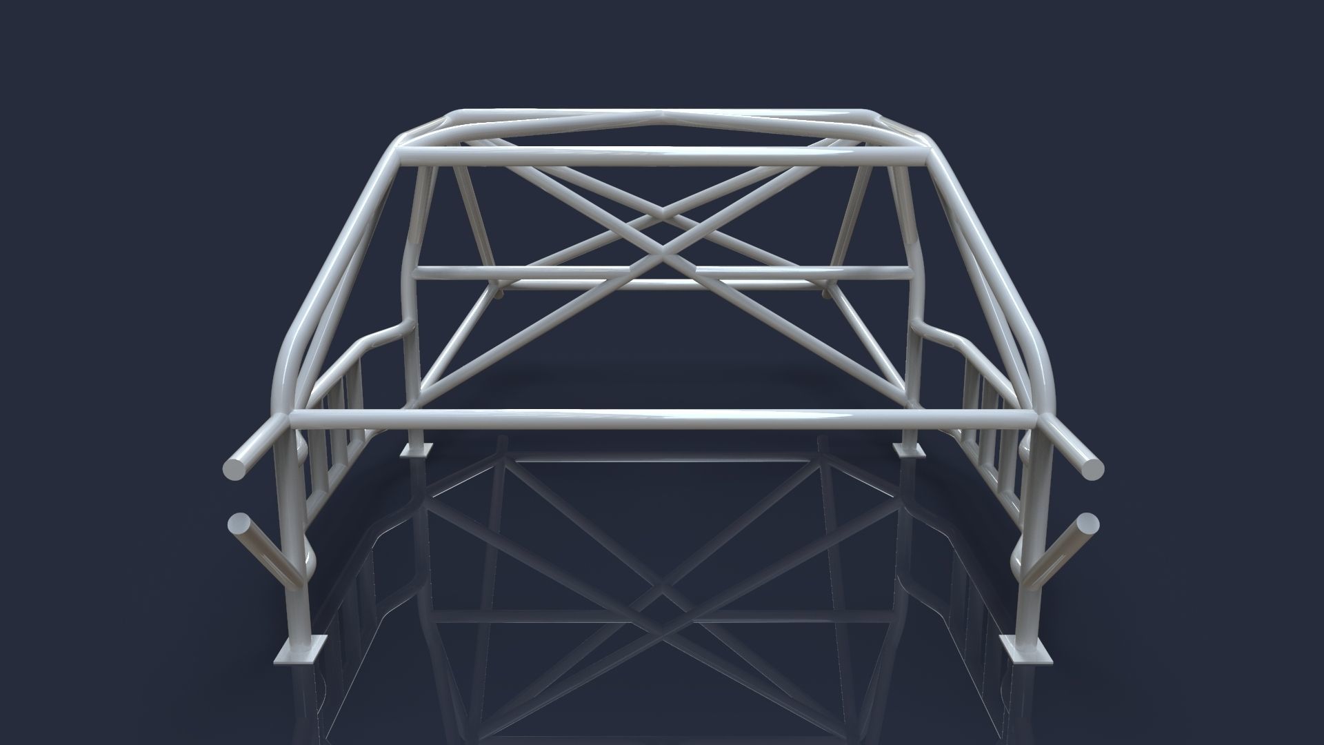Roll cage V2 - nascar style 3D model | CGTrader