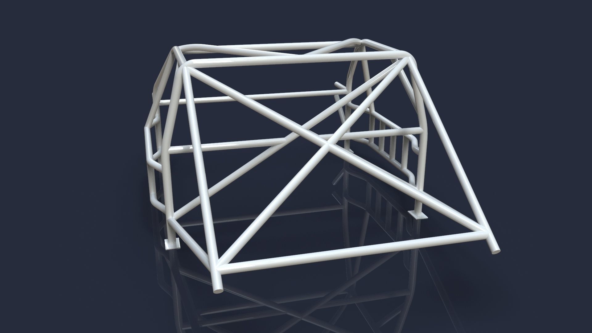 Roll cage V2 - nascar style 3D model | CGTrader