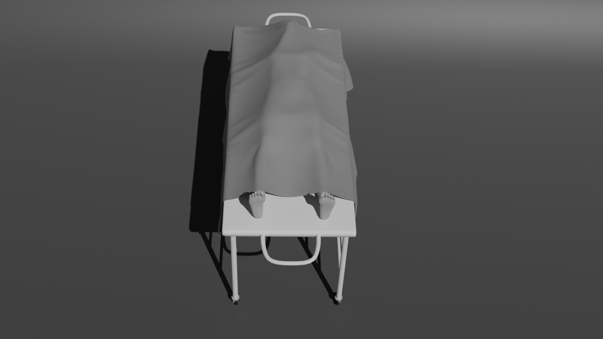 Male dead body 3D model | CGTrader