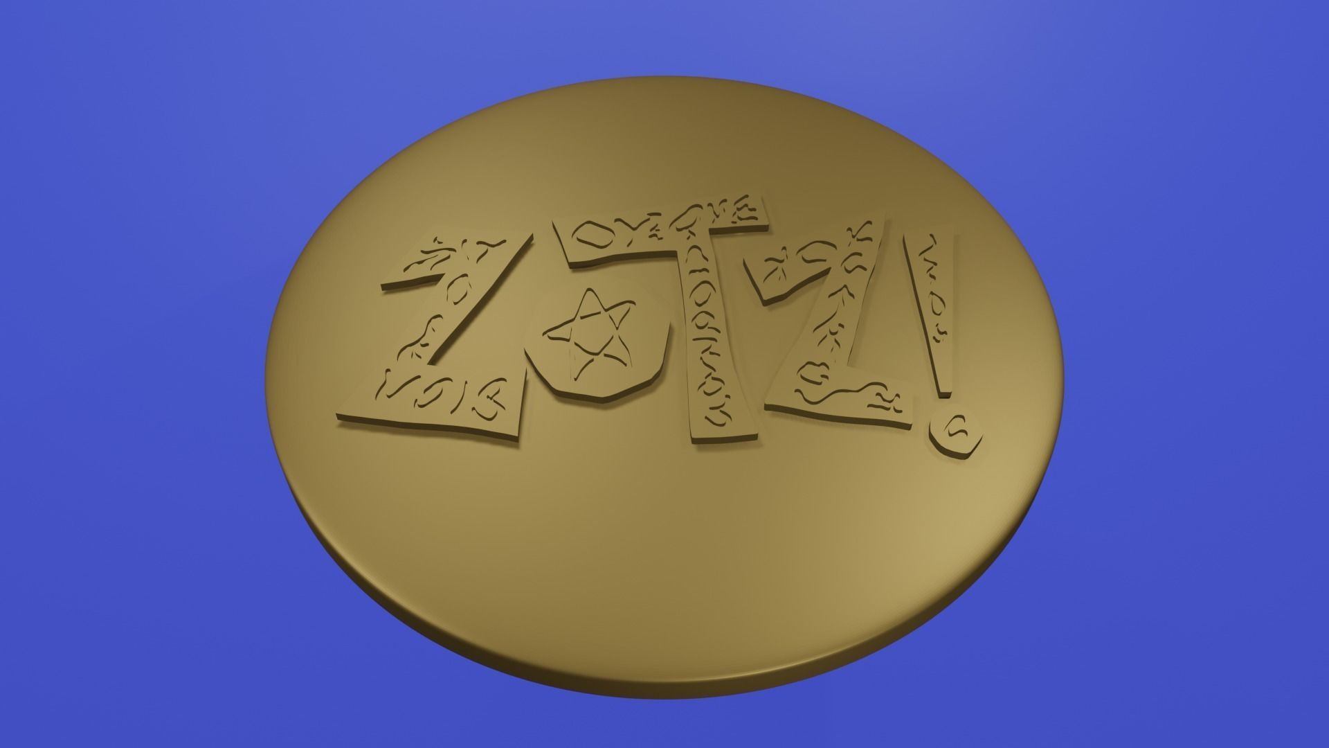 Zotz coins free 3D model | CGTrader