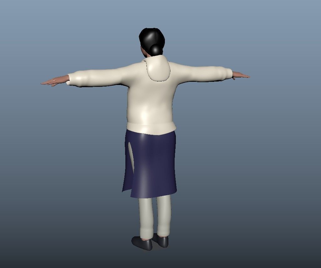 3D model cartoon character woman pack Rigged VR / AR / low-poly | CGTrader