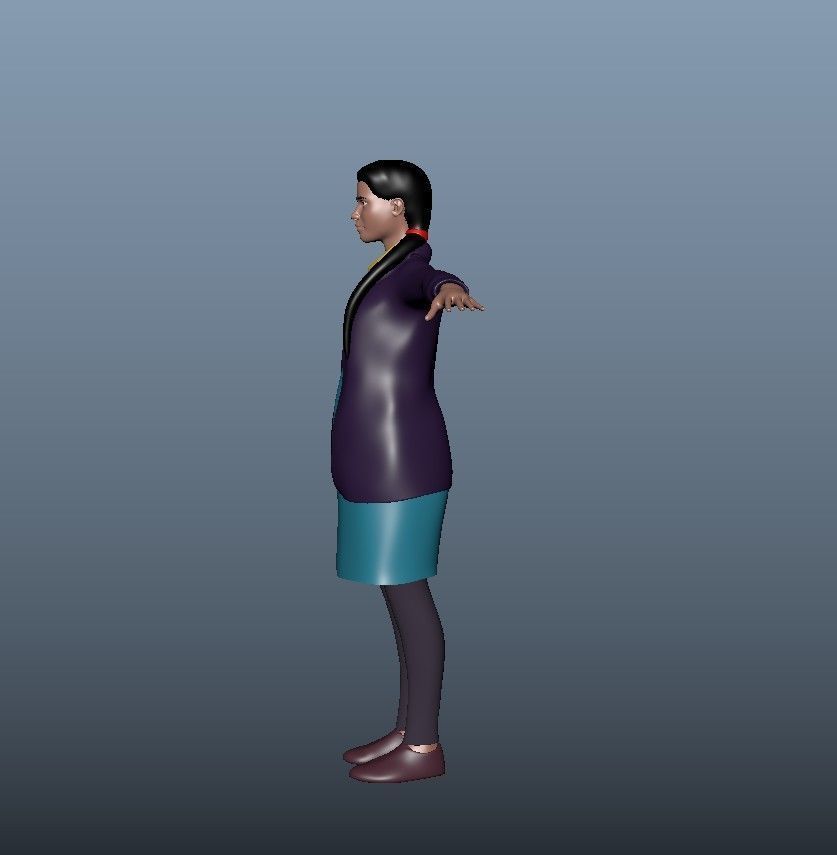 3D model cartoon character woman pack Rigged VR / AR / low-poly | CGTrader