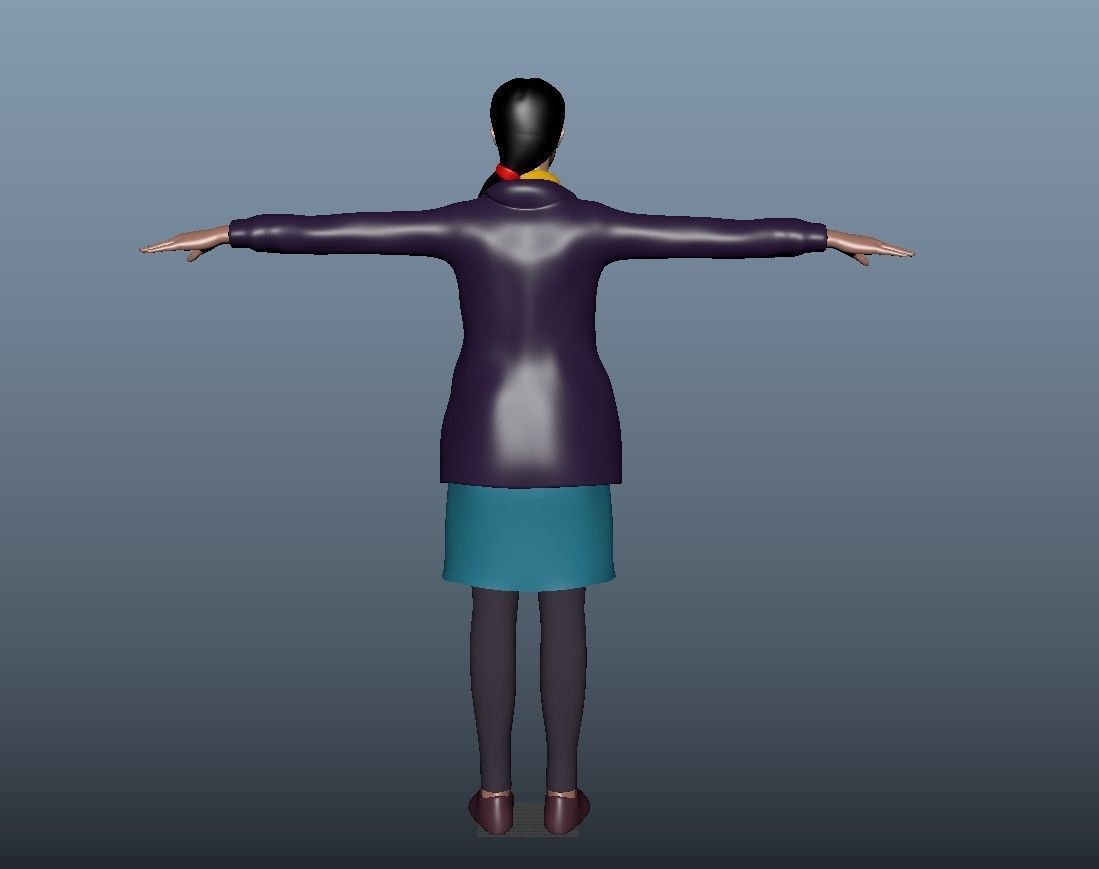 3D model cartoon character woman pack Rigged VR / AR / low-poly | CGTrader