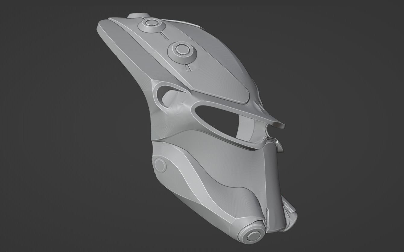 Predator Cyclone mask 3D model 3D printable | CGTrader