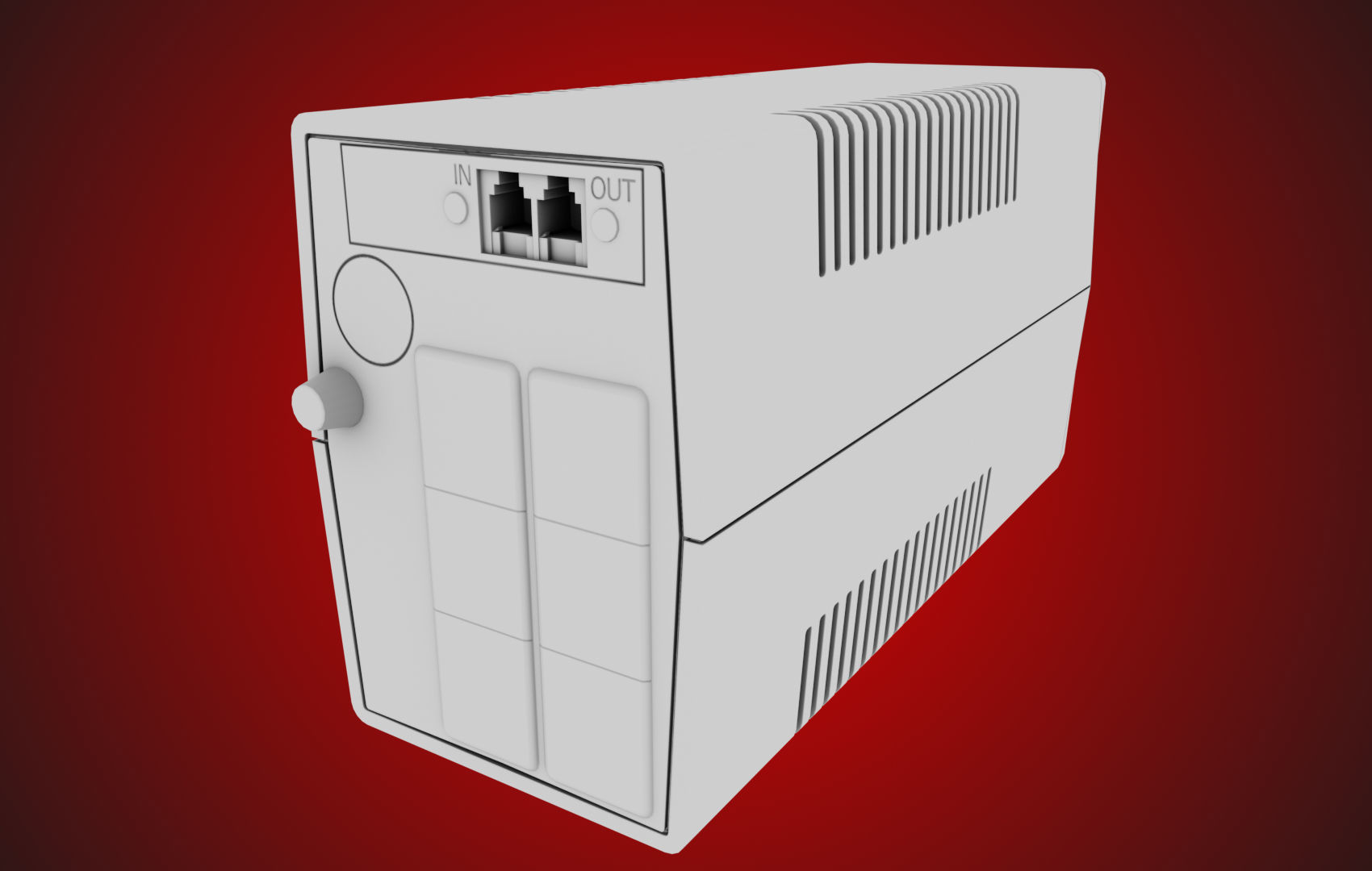 3D model Uninterruptible Power Supply - UPS Forza VR / AR / low-poly ...
