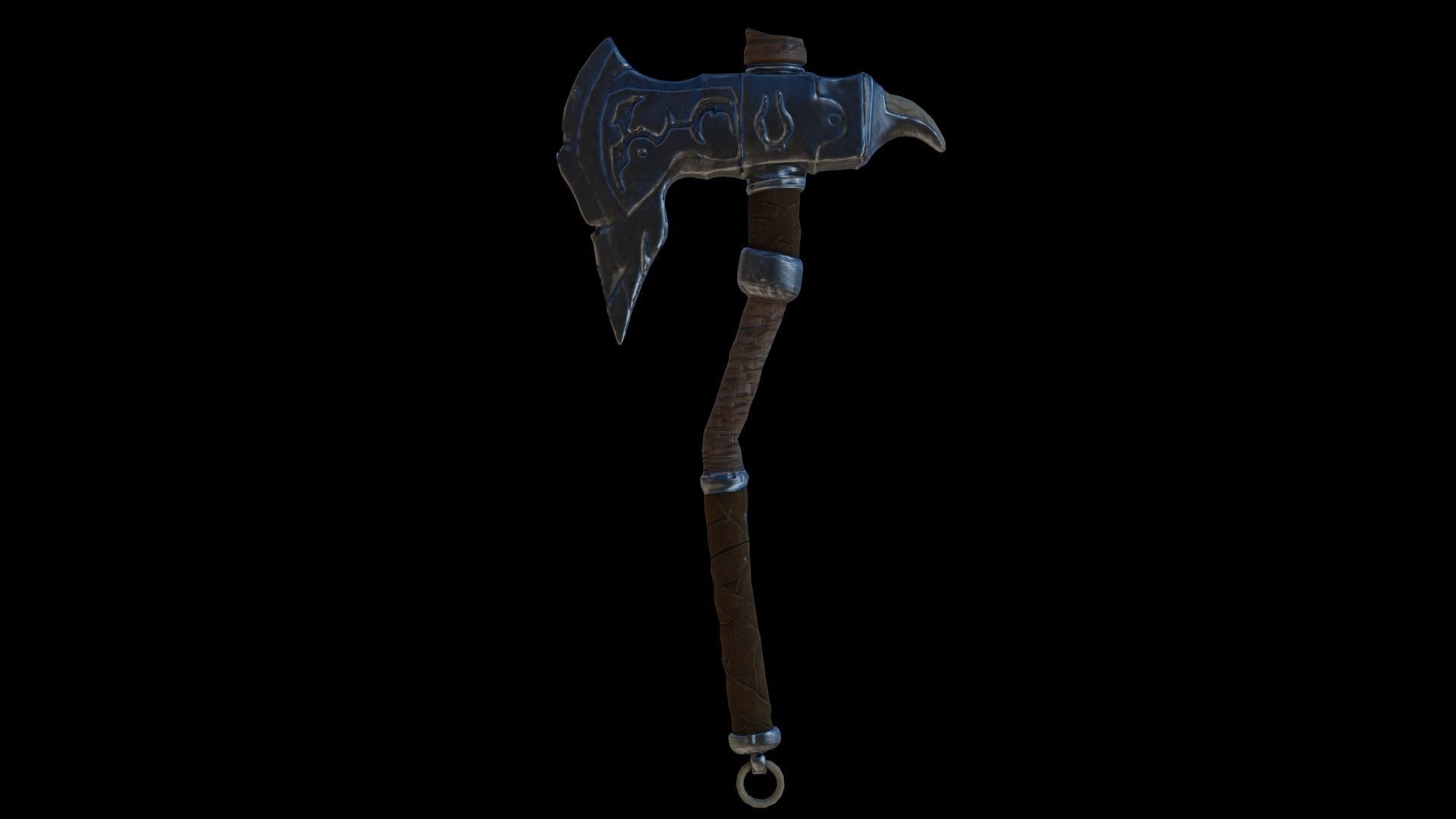 3D model Stylized Axe - WarAxe - 4K Textures VR / AR / low-poly | CGTrader