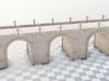 geometry nodes procedural medieval bridge generator 3D model | CGTrader