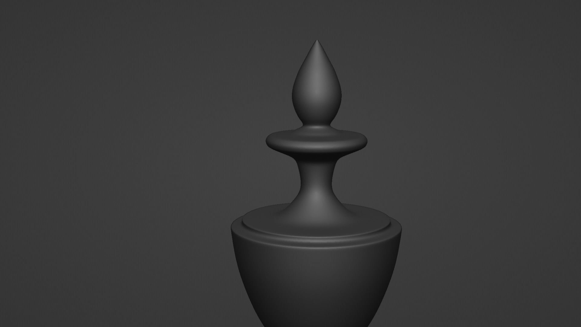 Cast stone column Finial 3D model 3D printable | CGTrader