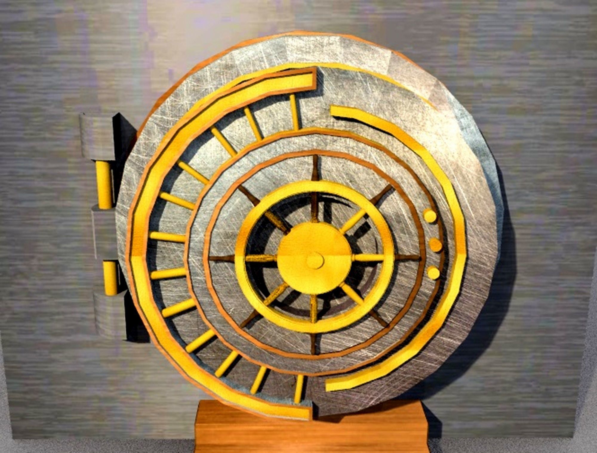 3D model bank vault steel safe box VR / AR / low-poly | CGTrader