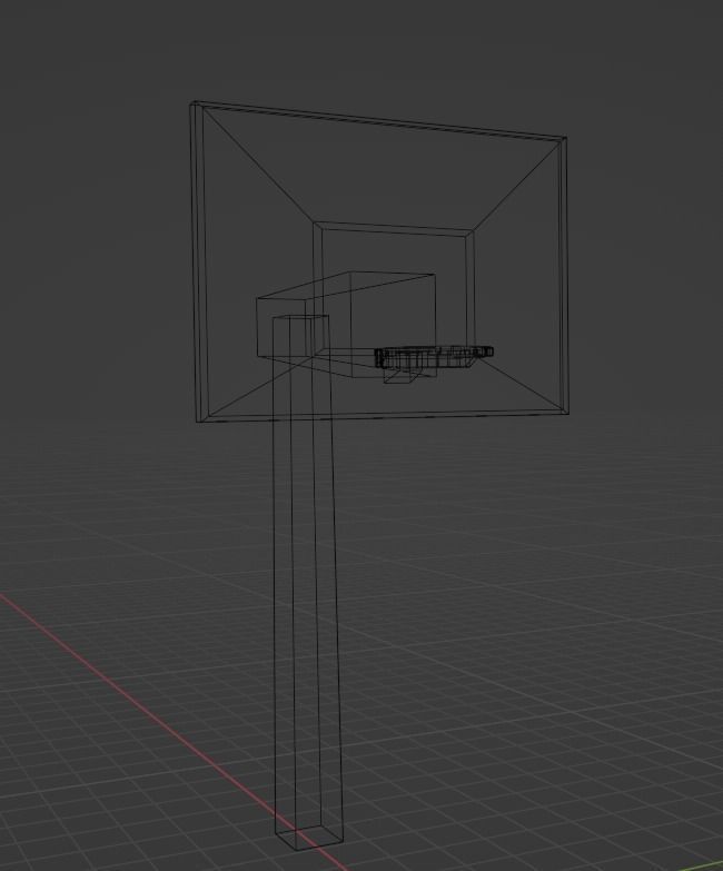 Low Poly Basketball Hoop free VR / AR / low-poly 3D model | CGTrader
