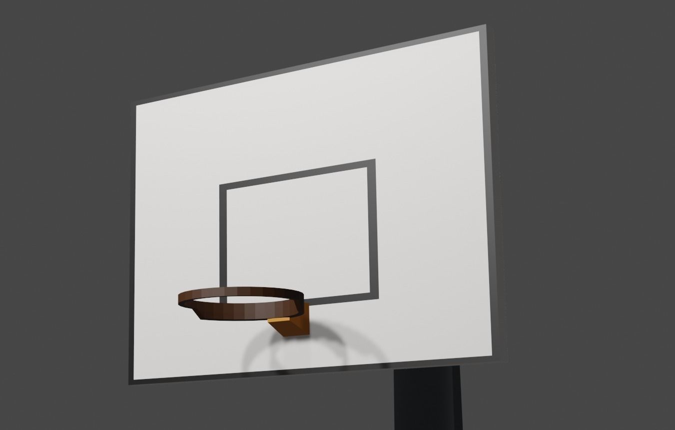 Low Poly Basketball Hoop free VR / AR / low-poly 3D model | CGTrader