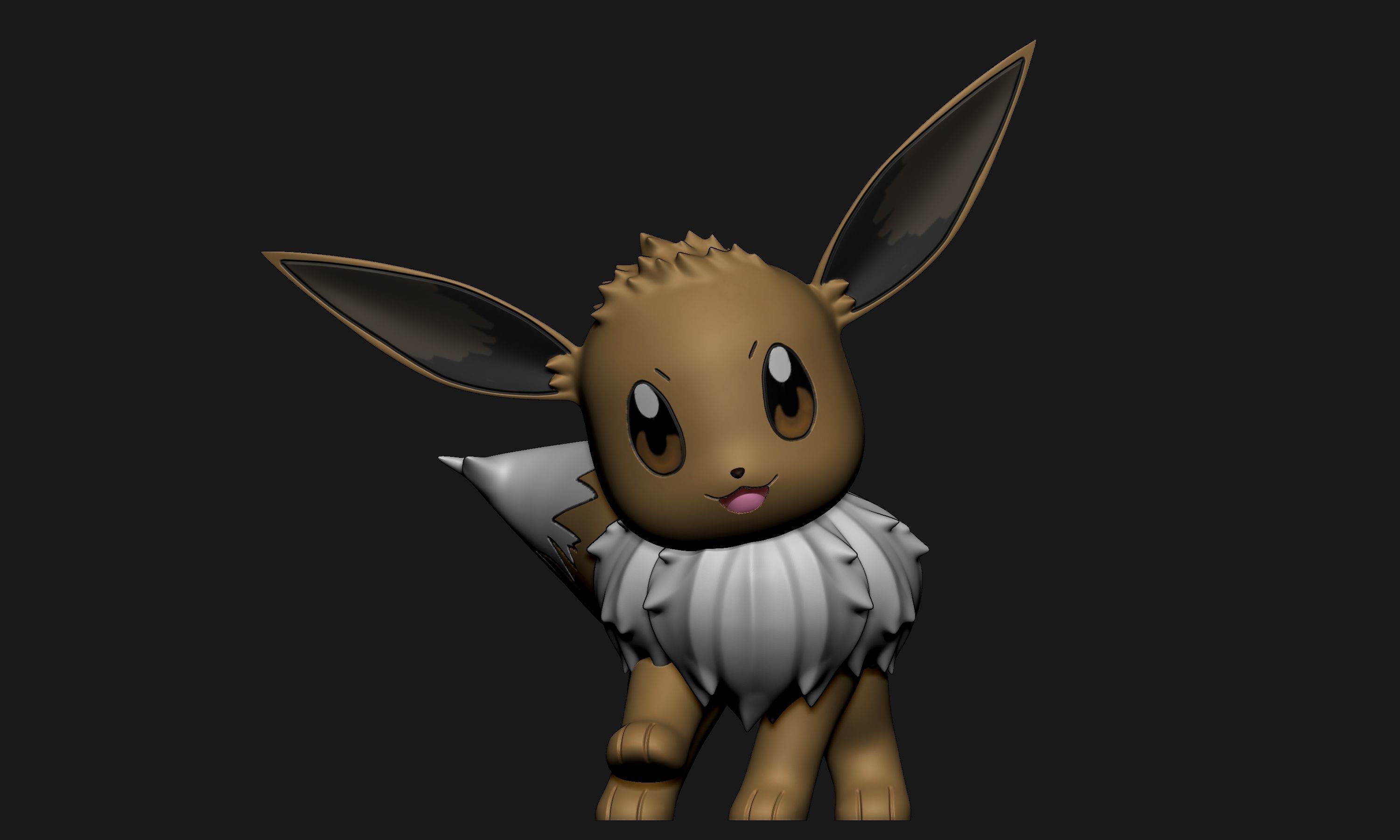 Pokemon - Eevee New Version 3D model 3D printable | CGTrader