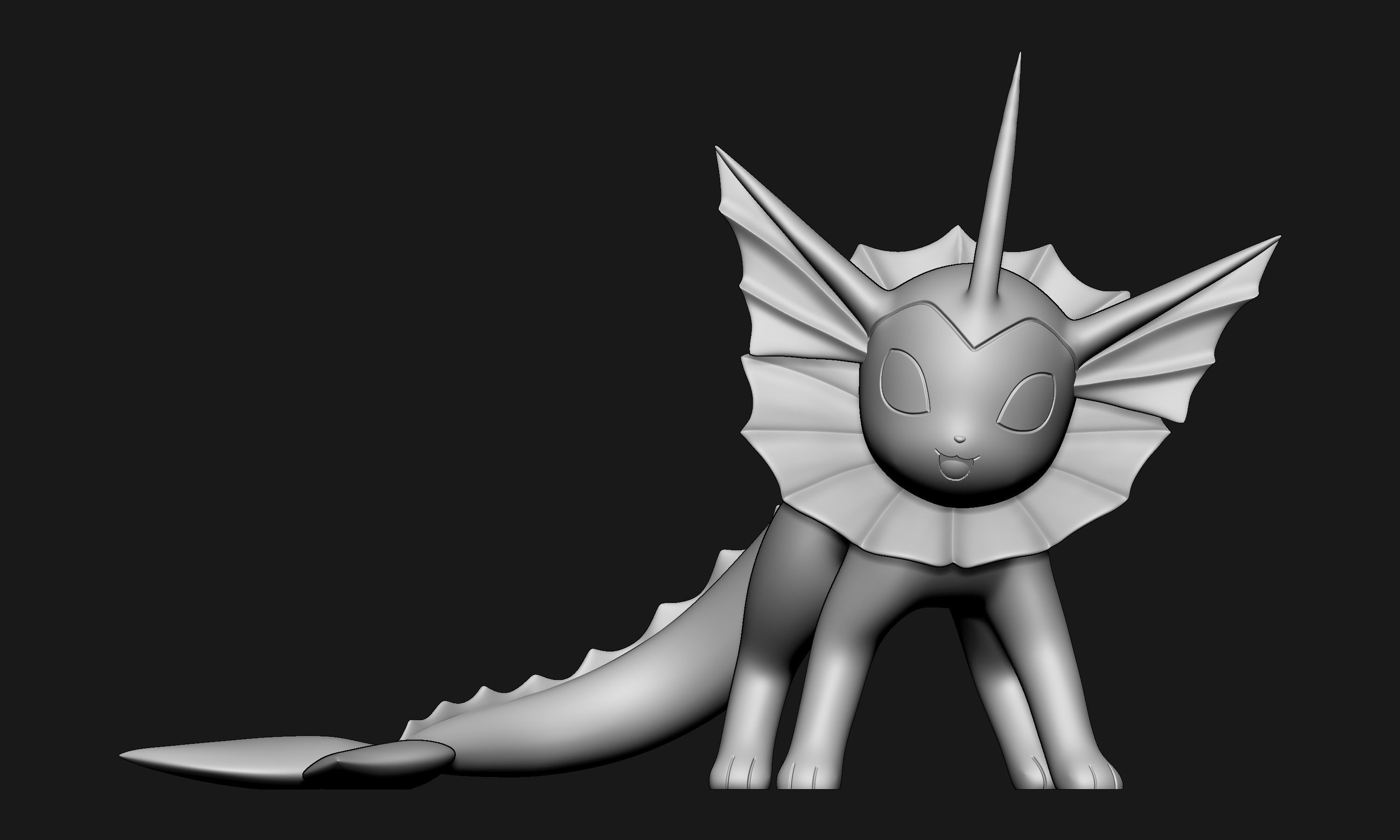 Pokemon - Vaporeon New Version 3D model 3D printable | CGTrader