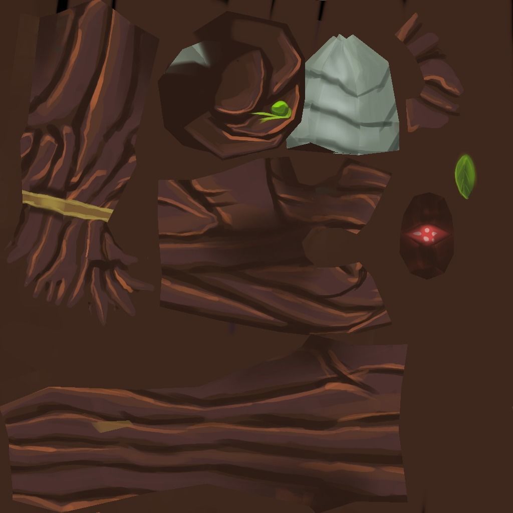 3D model Fantasy Tree Character Hand Painted VR / AR / low-poly | CGTrader