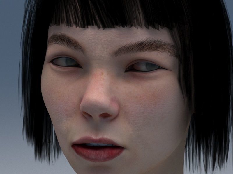 3D model Bjork 1995 renderable Blend Shapes VR / AR / low-poly | CGTrader