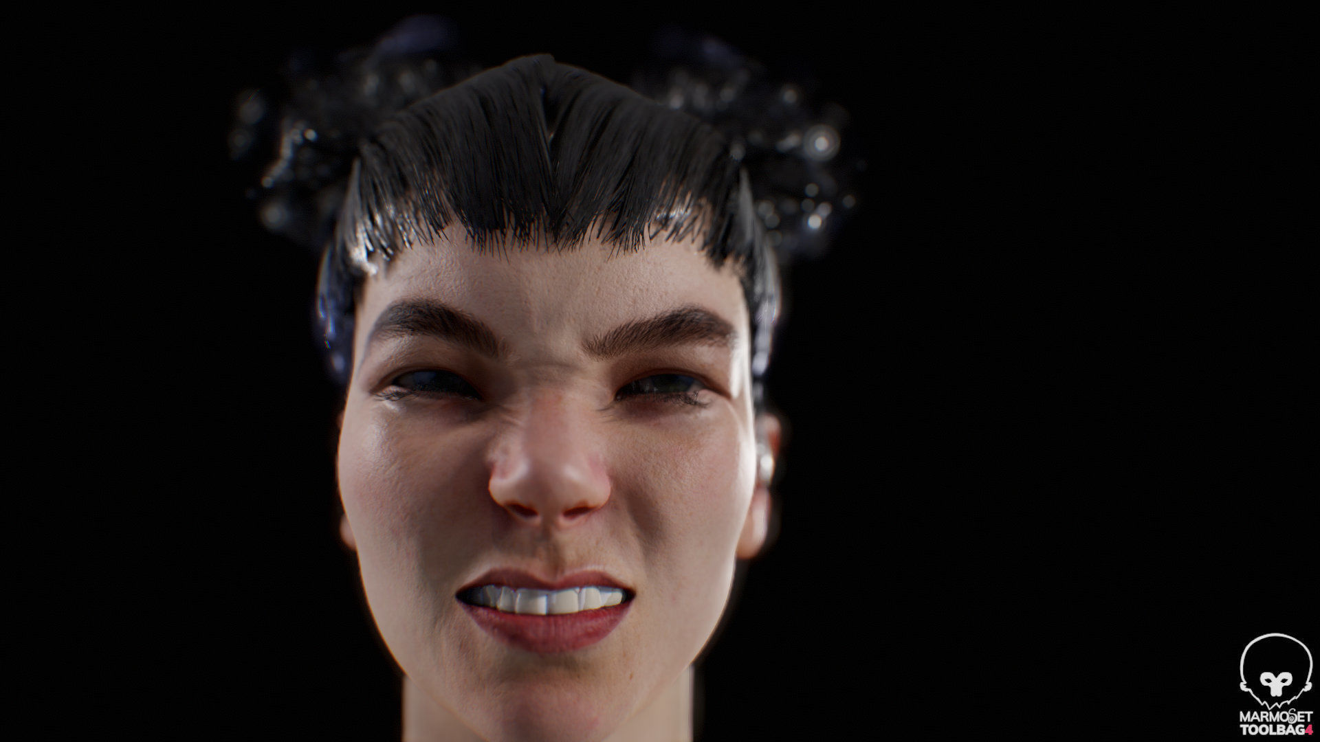 3D model Bjork 1995 renderable Blend Shapes VR / AR / low-poly | CGTrader