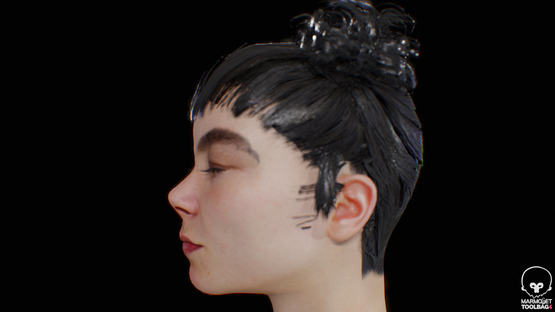 3D model Bjork 1995 renderable Blend Shapes VR / AR / low-poly | CGTrader
