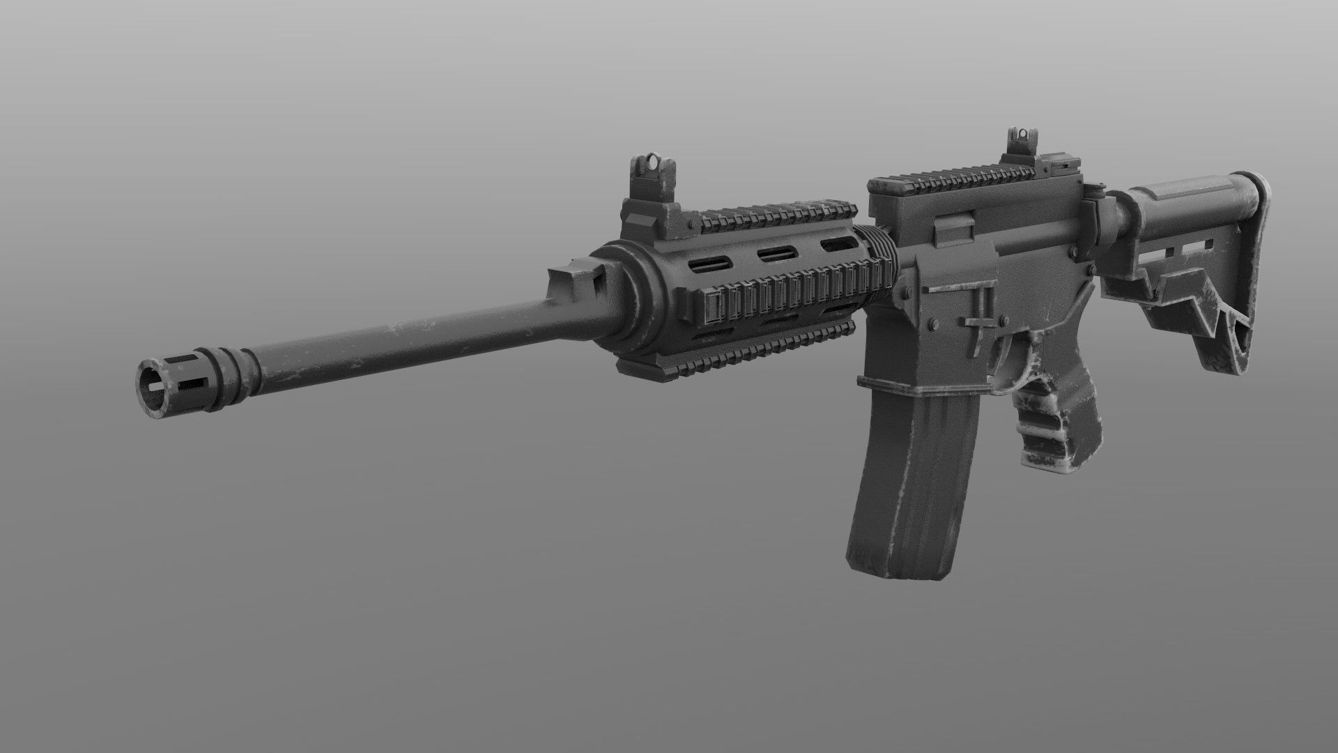 3D model 4K textures Carbine M4A1 VR / AR / low-poly | CGTrader