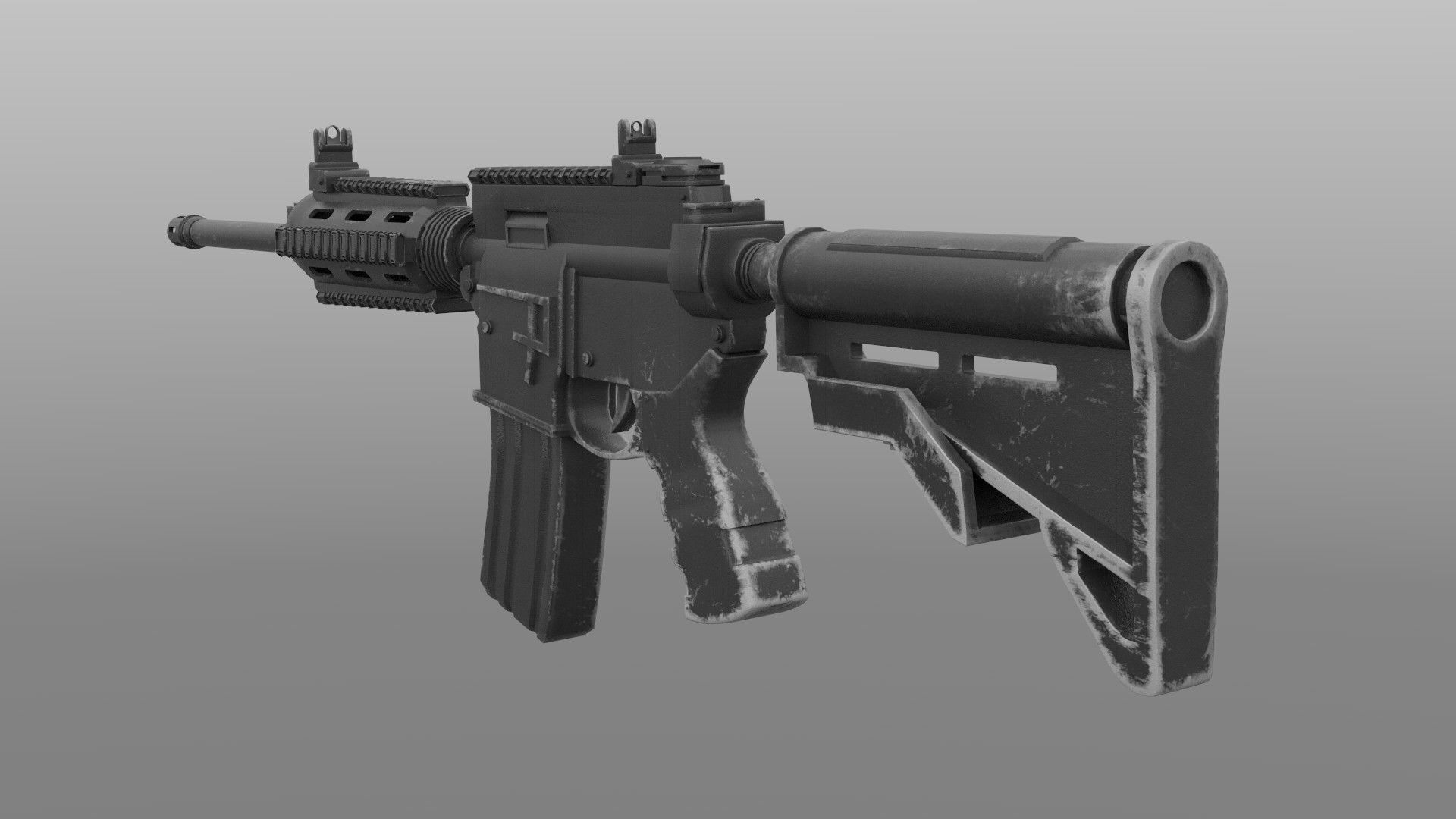 3D model 4K textures Carbine M4A1 VR / AR / low-poly | CGTrader