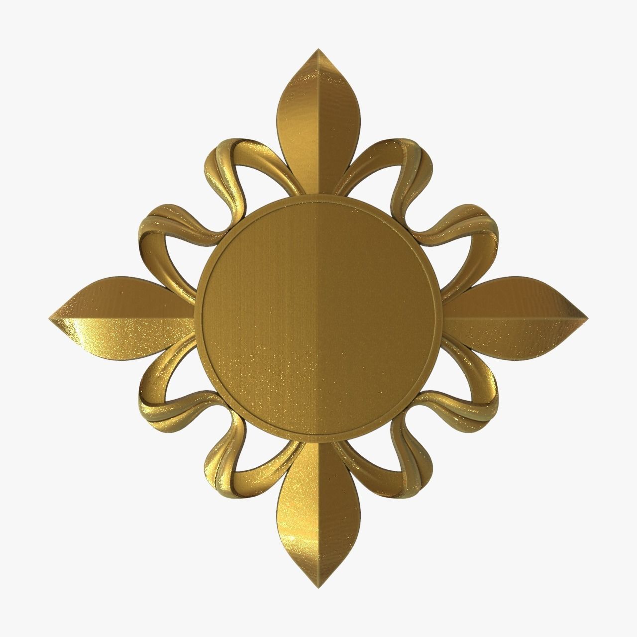 Base in lily flower 3D model 3D printable | CGTrader