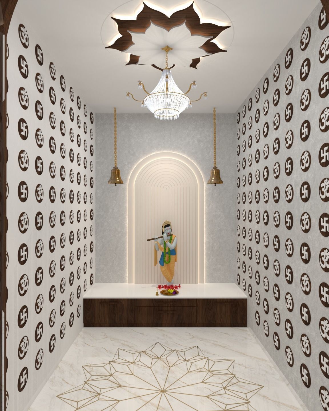Pooja Room 3D model animated | CGTrader