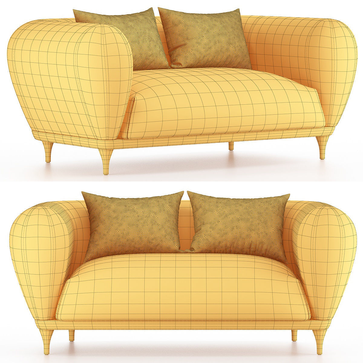 3D model Roche Bobois MONTGOLFIERE Sofa VR / AR / low-poly | CGTrader