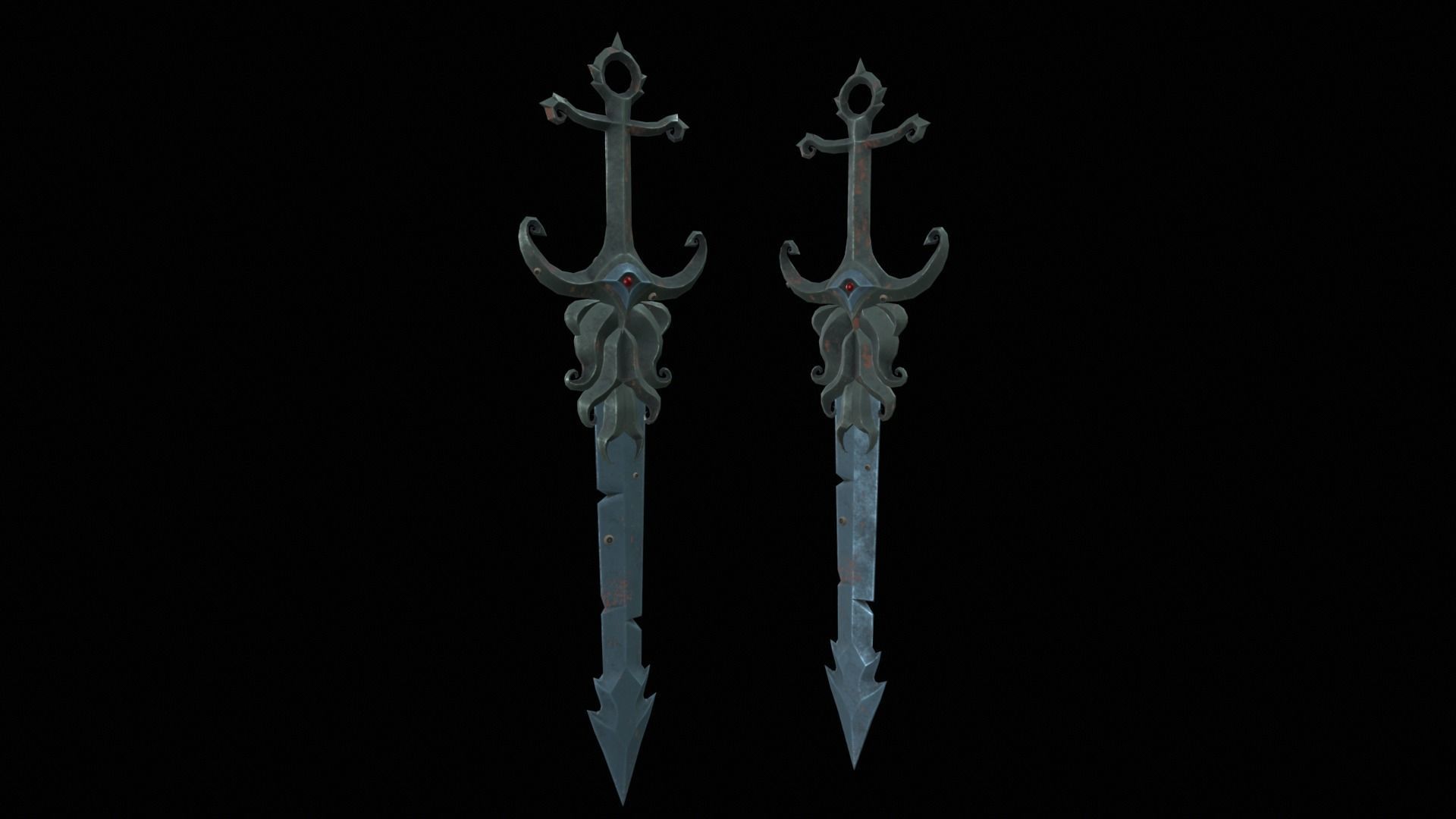3D model Stylized Sea Sword VR / AR / low-poly | CGTrader