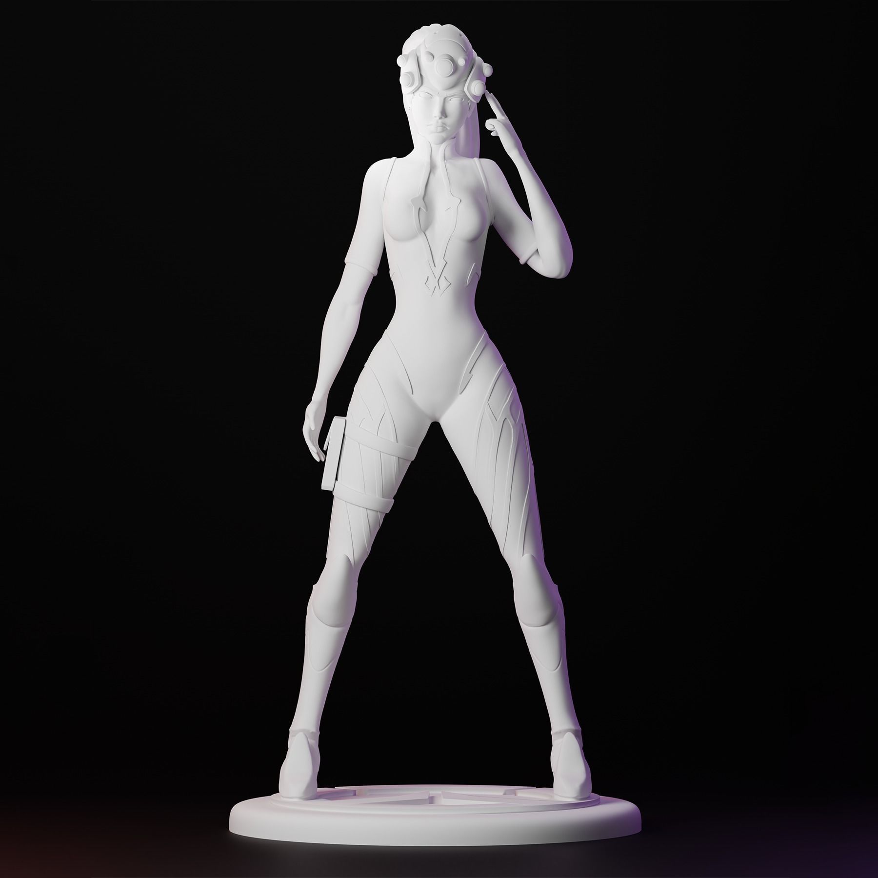 Widowmaker from Overwatch 3D model 3D printable | CGTrader