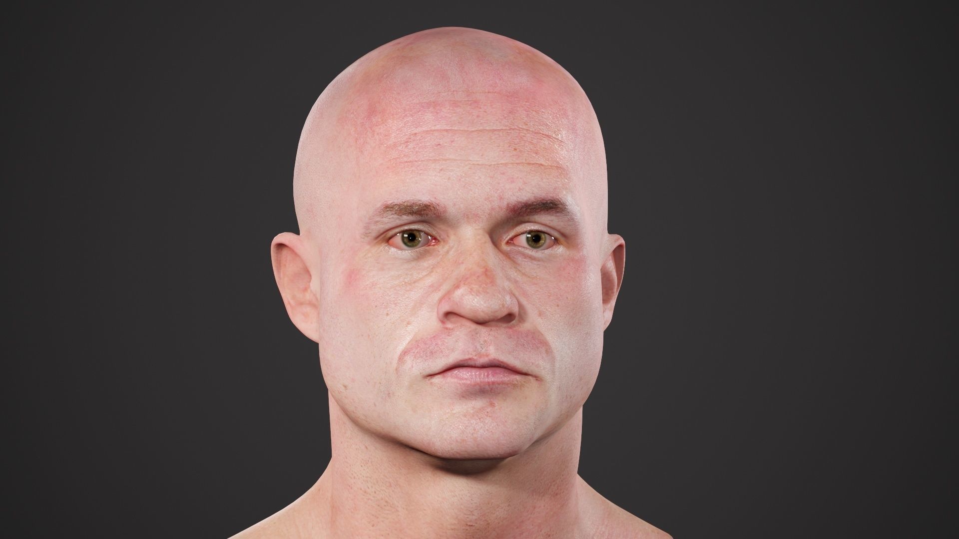 3D model male face head VR / AR / low-poly | CGTrader