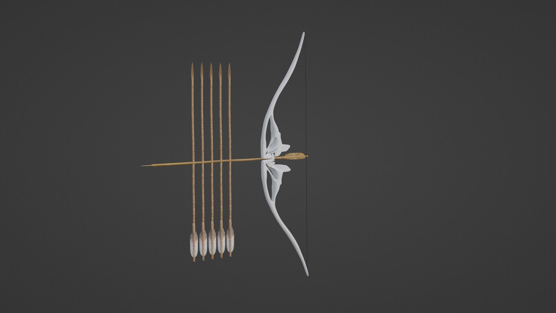 3D model Arrow Storm The Bow and Arrow Adventure VR / AR / low-poly ...