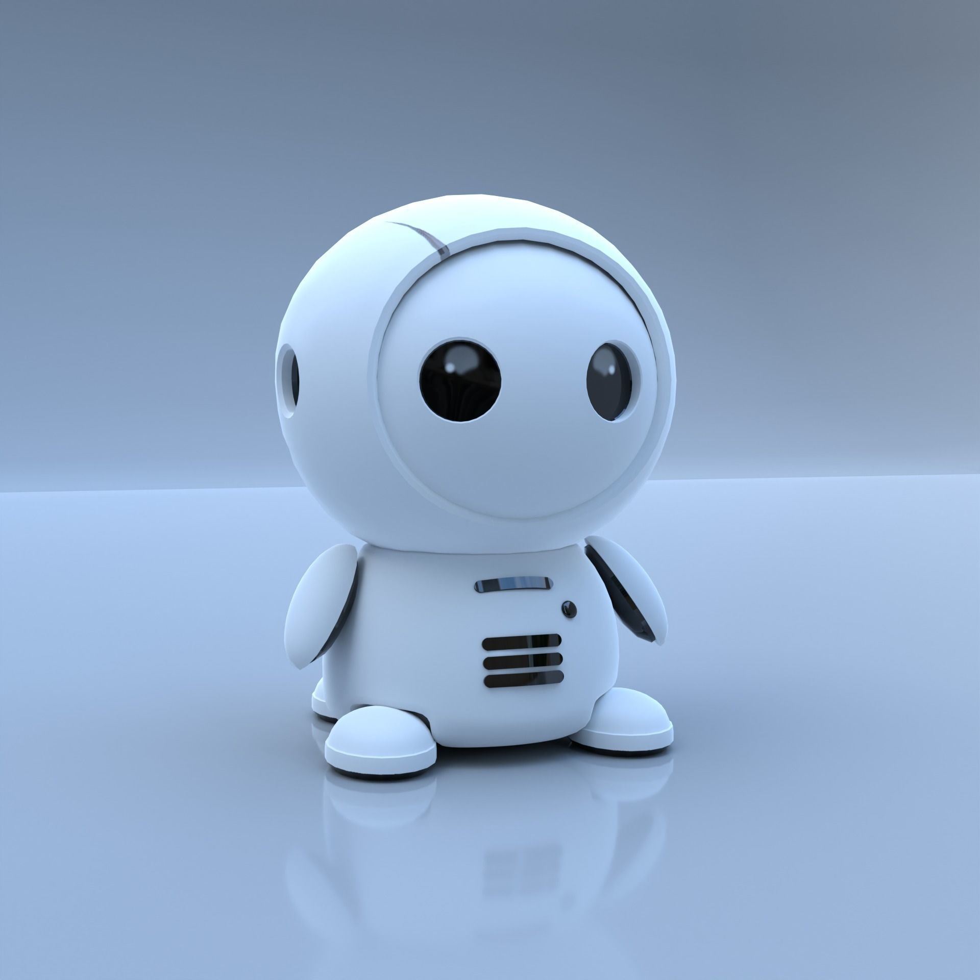 3D model Cute Robot Toy VR / AR / low-poly | CGTrader