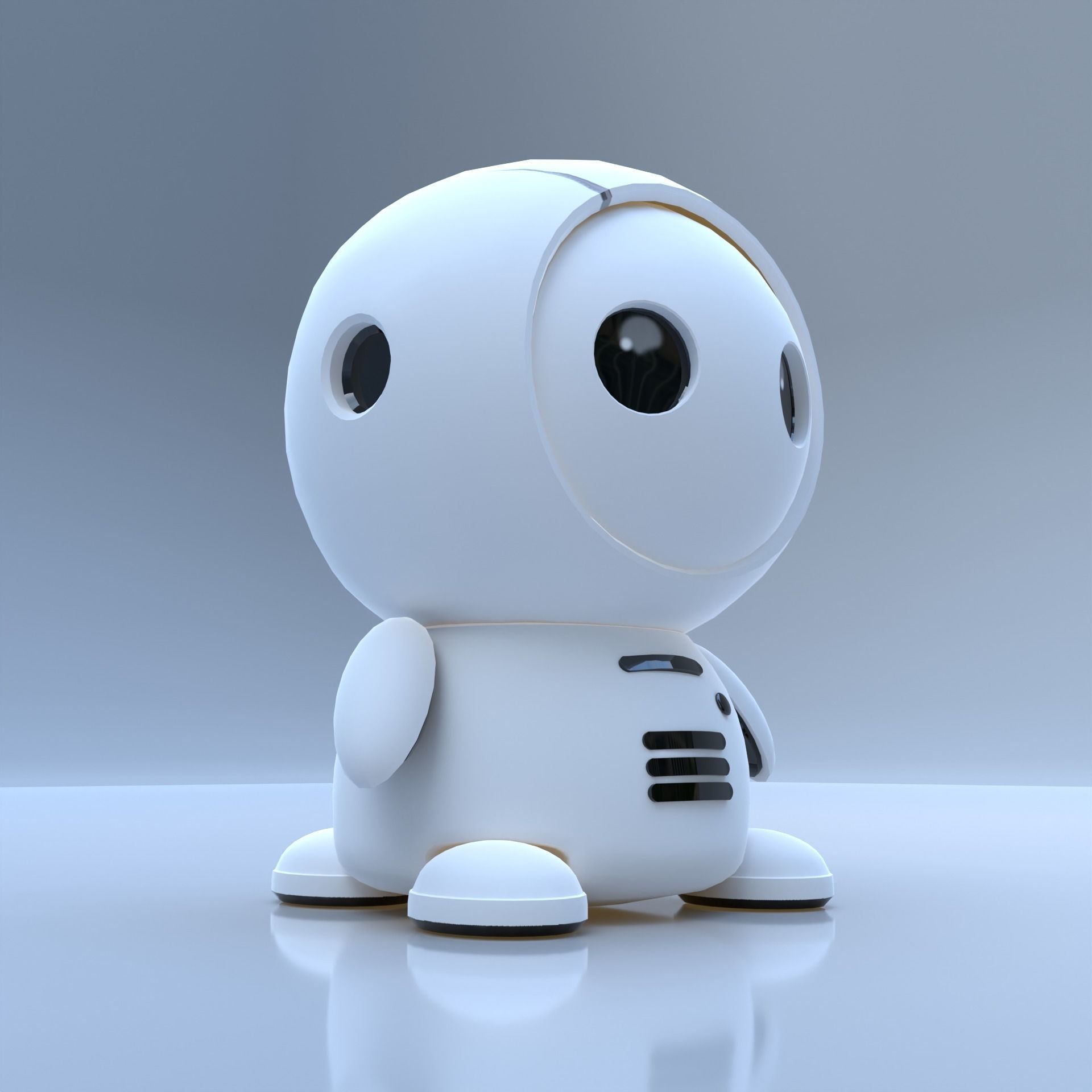 3D model Cute Robot Toy VR / AR / low-poly | CGTrader