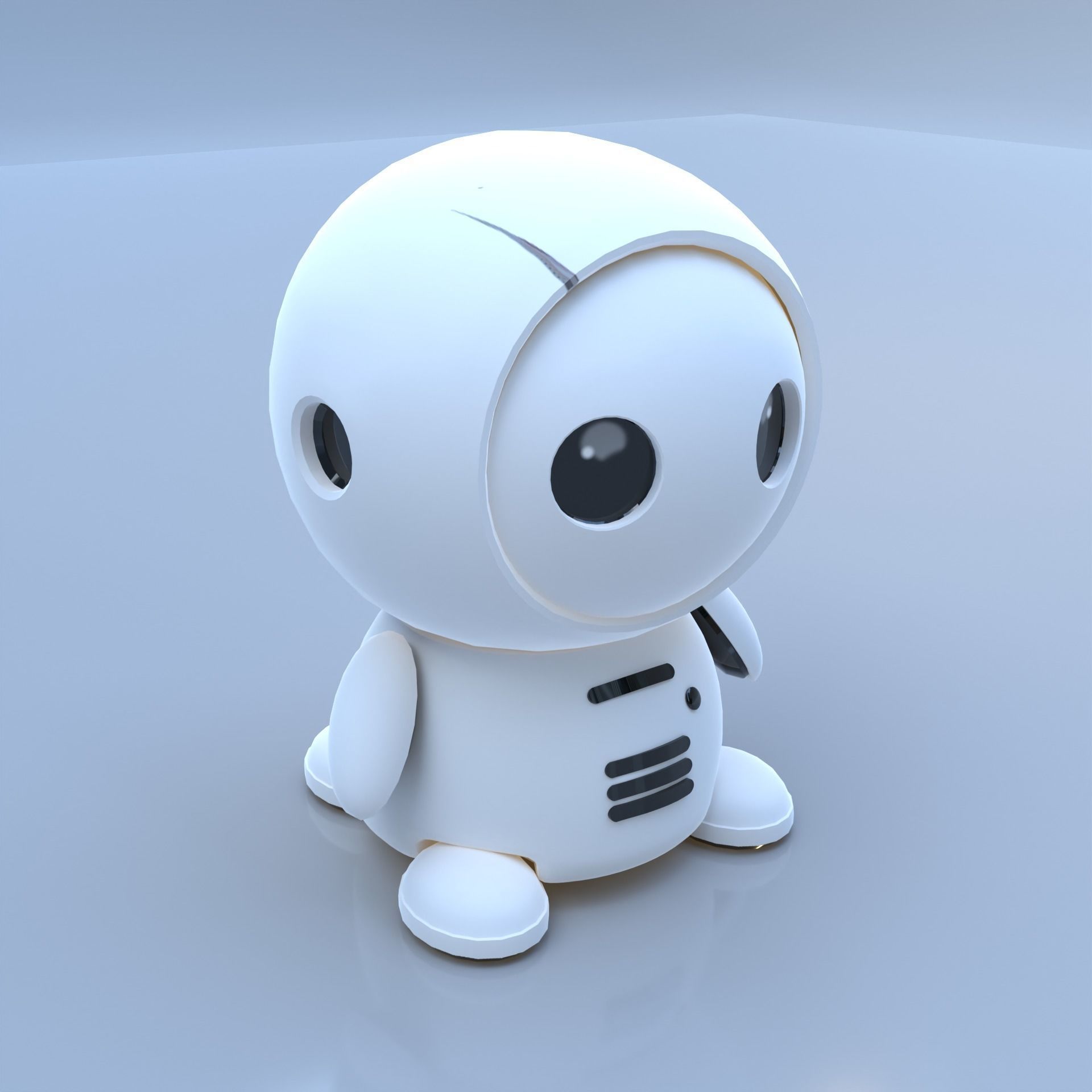 3D model Cute Robot Toy VR / AR / low-poly | CGTrader