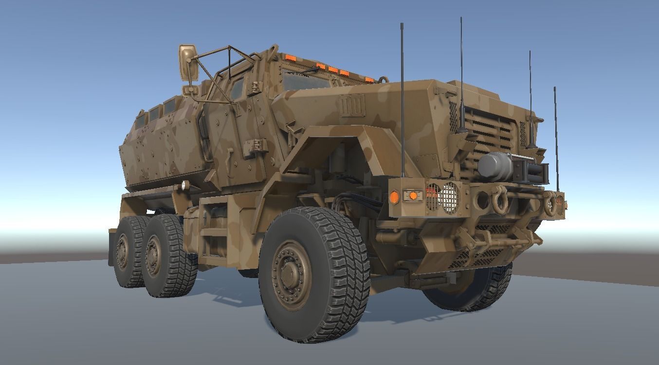 3D model MRAP Caiman 3D model VR / AR / low-poly | CGTrader