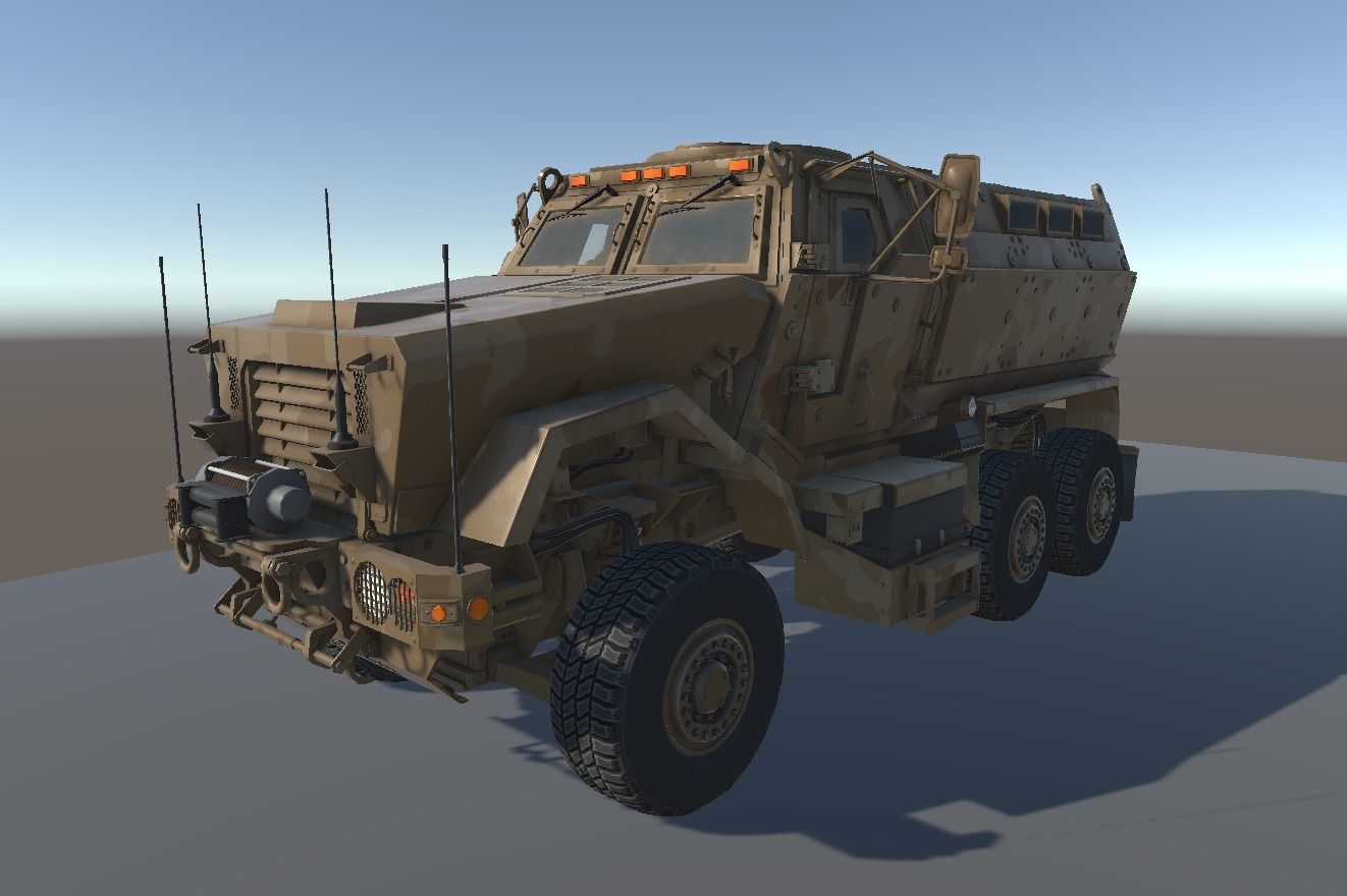 3D model MRAP Caiman 3D model VR / AR / low-poly | CGTrader
