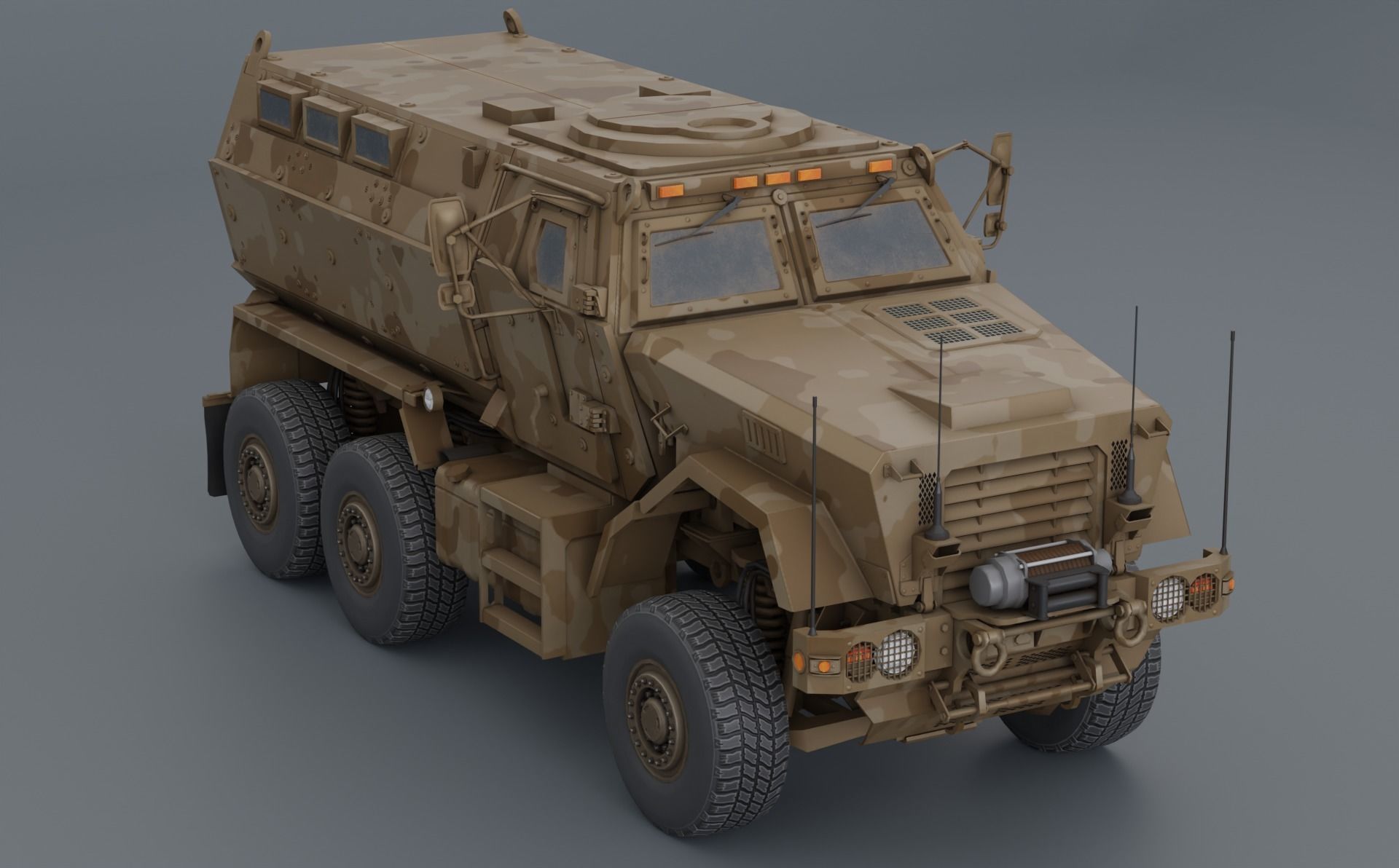 3D model MRAP Caiman 3D model VR / AR / low-poly | CGTrader