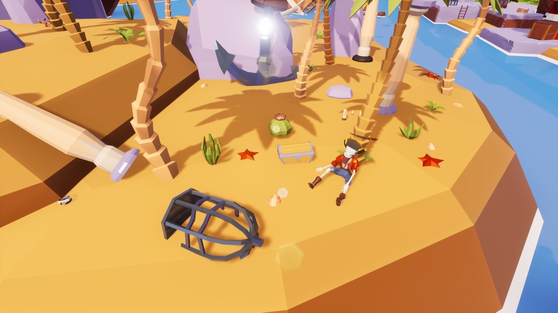 3D model Low Poly Tropical Island RG VR / AR / low-poly | CGTrader