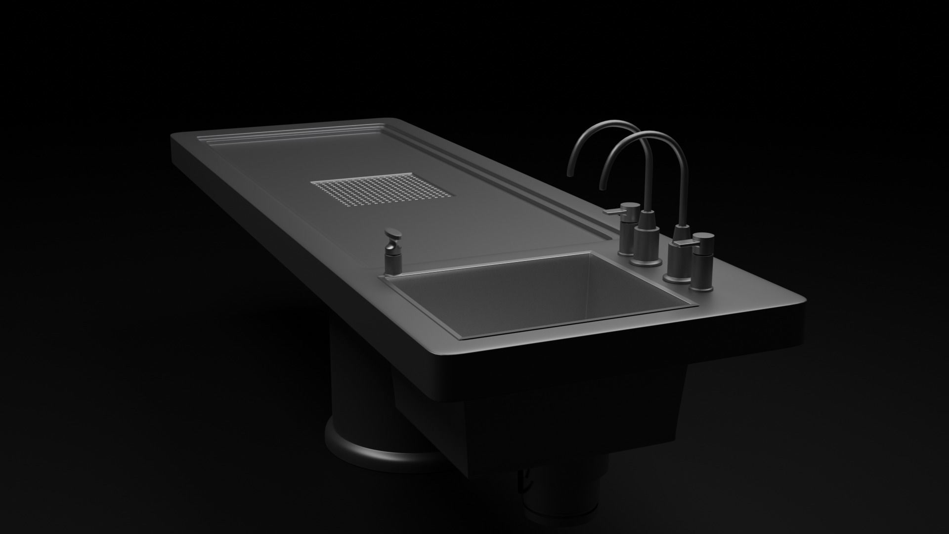 Mortuary Embalming Table 3D model | CGTrader