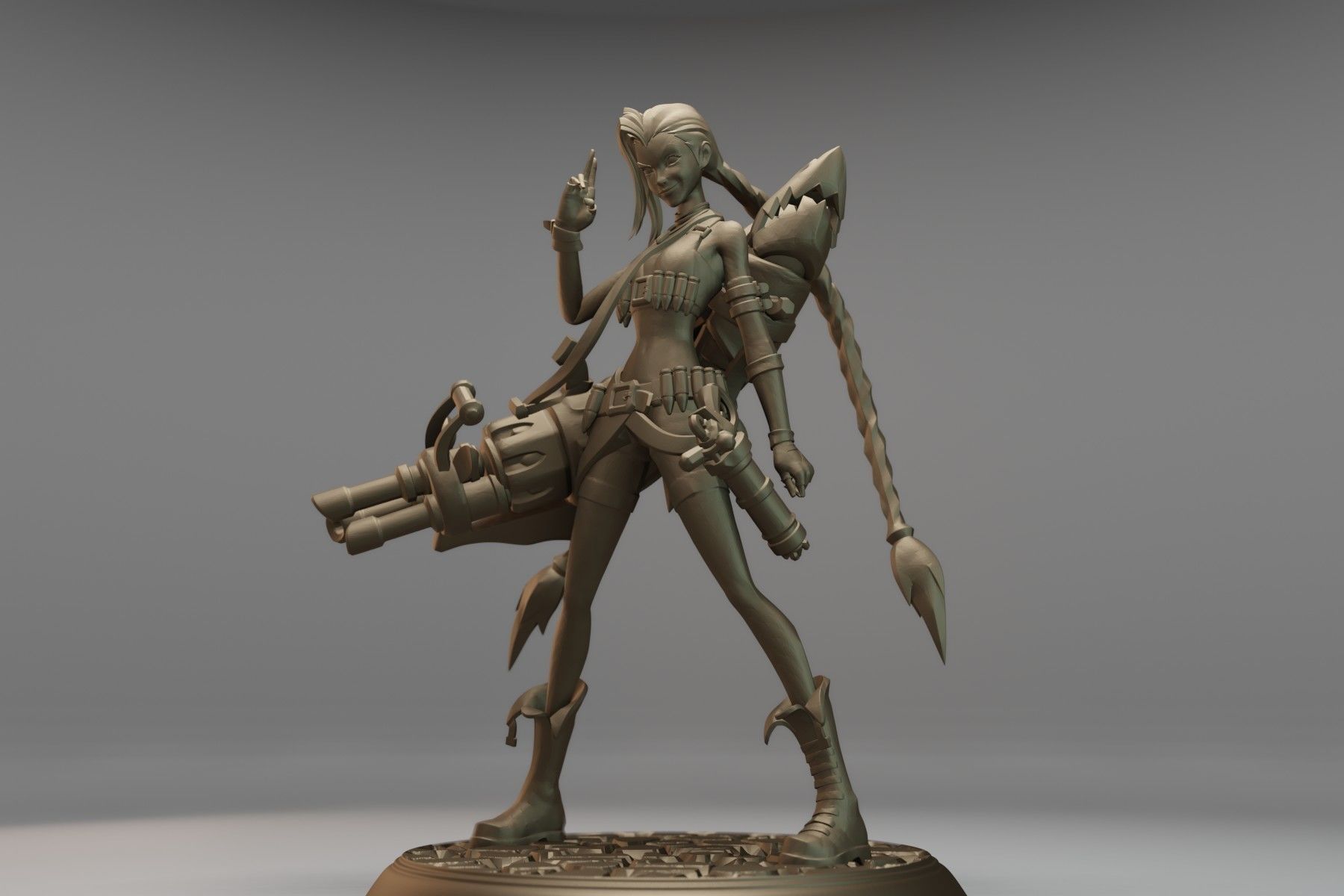 JINX - LEAGUE OF LEGENDS 3D model 3D printable | CGTrader
