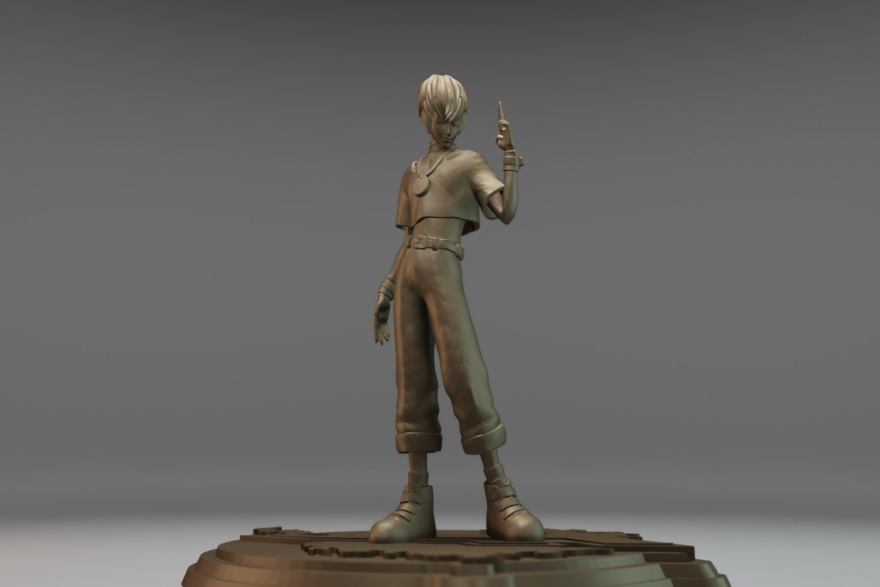 CHRIS OROCHI - THE KING OF FIGHTERS free 3D model 3D printable | CGTrader