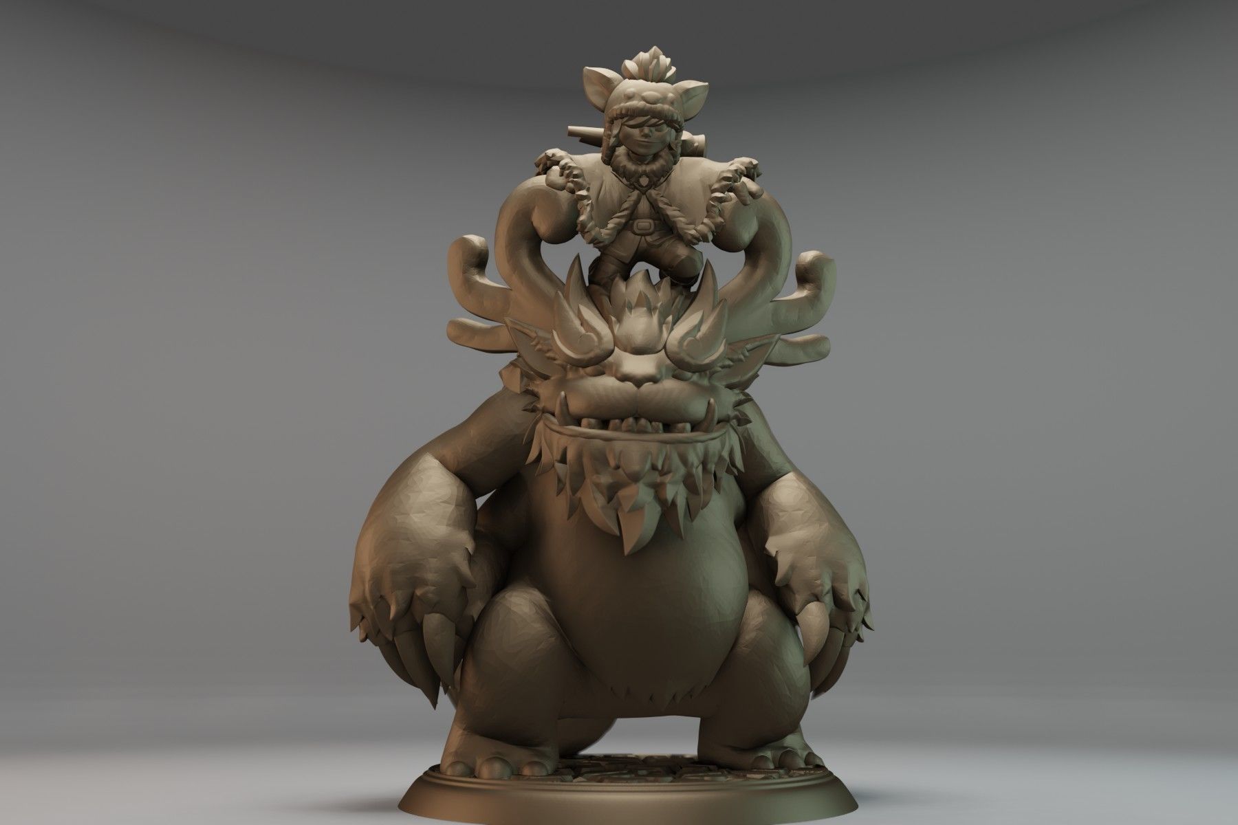 NUNU AND WILLUMP - LEAGUE OF LEGENDS free 3D model 3D printable | CGTrader